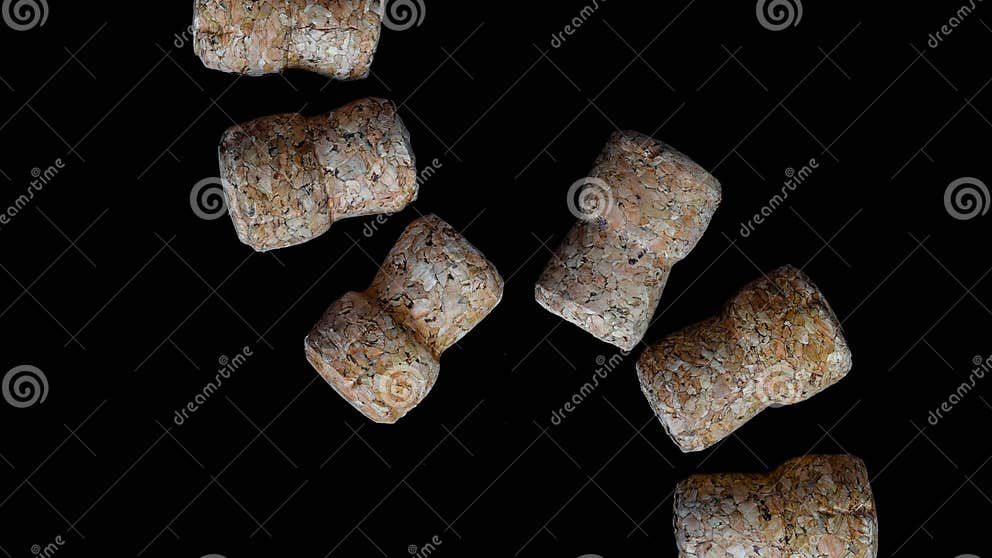 Wine Corks from Different Varieties and Types of Wine Stock Photo ...
