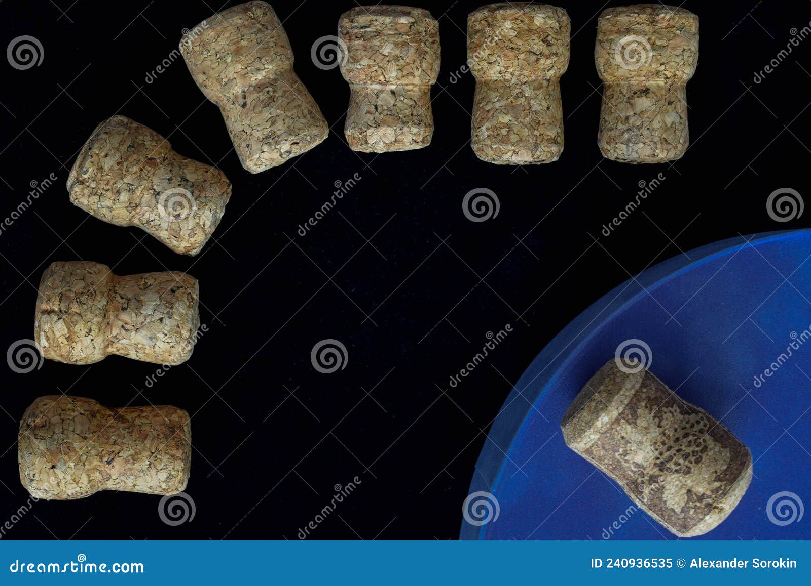 Wine Corks from Different Varieties and Types of Wine Stock Image ...