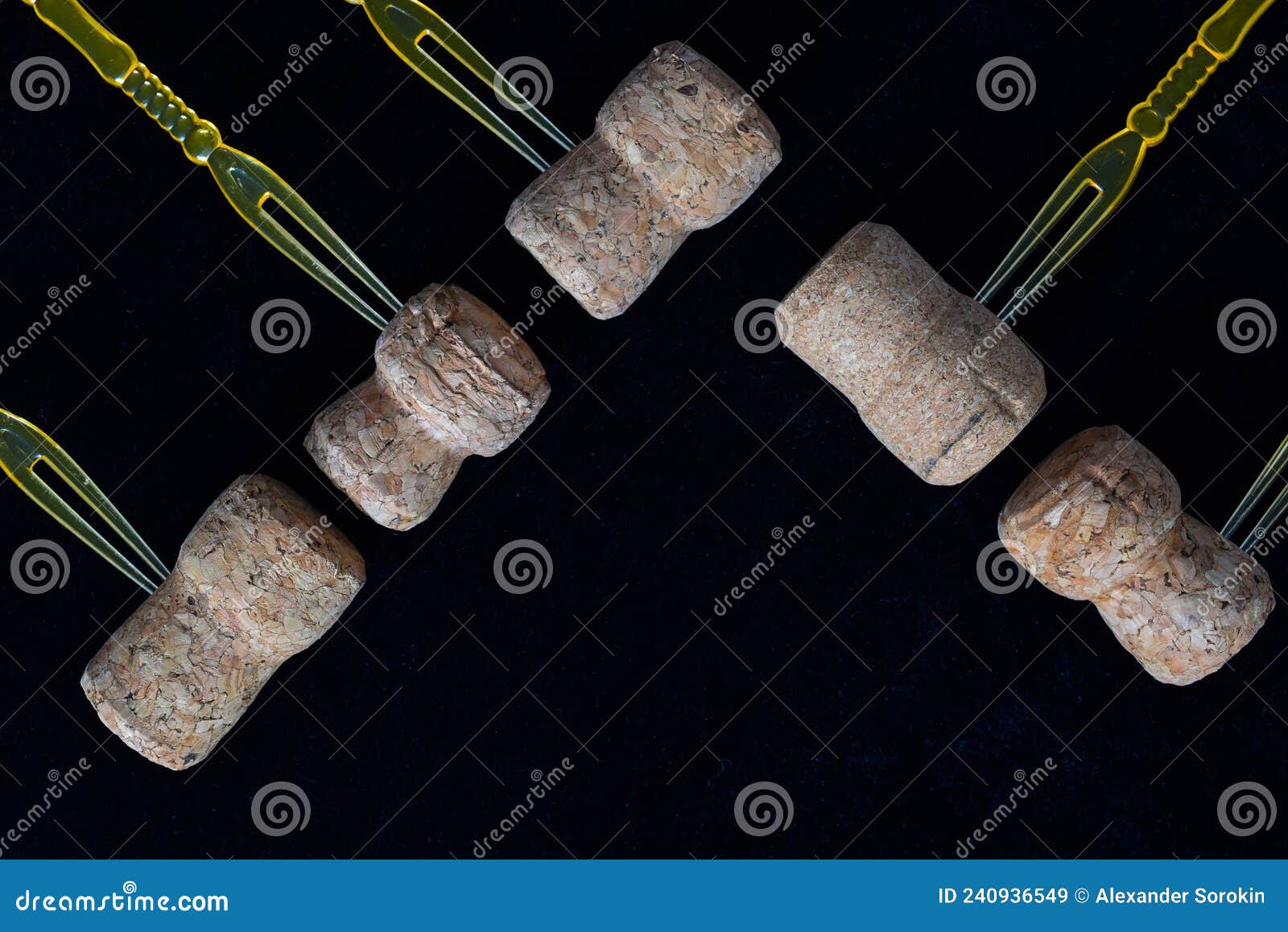 Wine Corks from Different Varieties and Types of Wine Stock Image ...