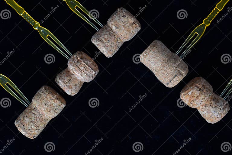 Wine Corks from Different Varieties and Types of Wine Stock Image ...