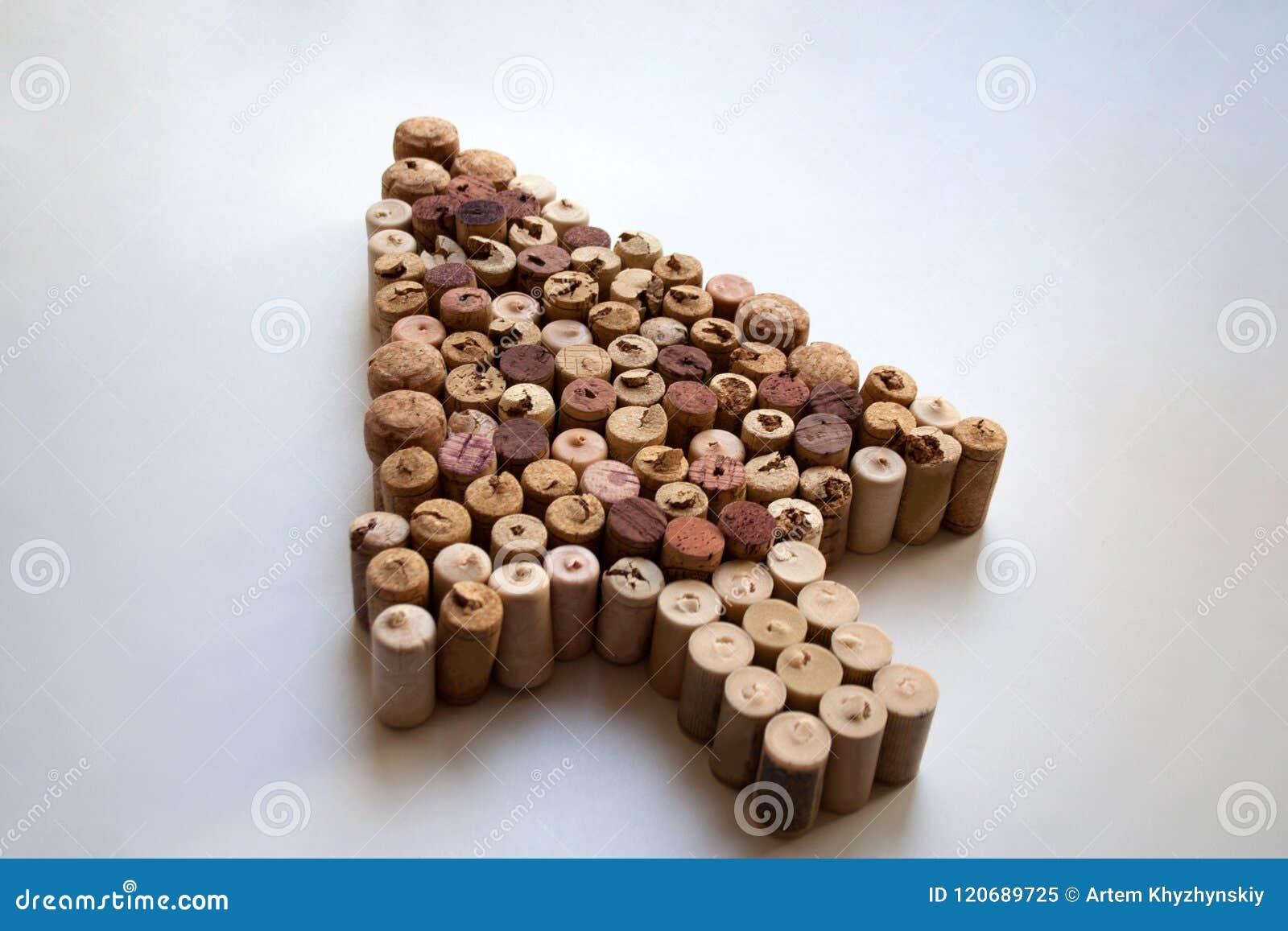 Wine Corks Mouse Arrow Icon Stock Image - Image of collection ...
