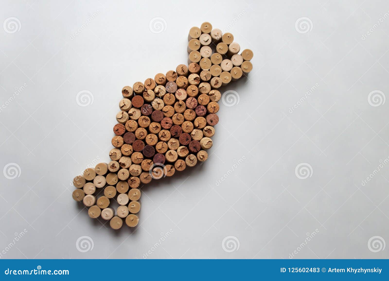 Wine Corks Wrapped Candy Composition Stock Image - Image of cork, life ...