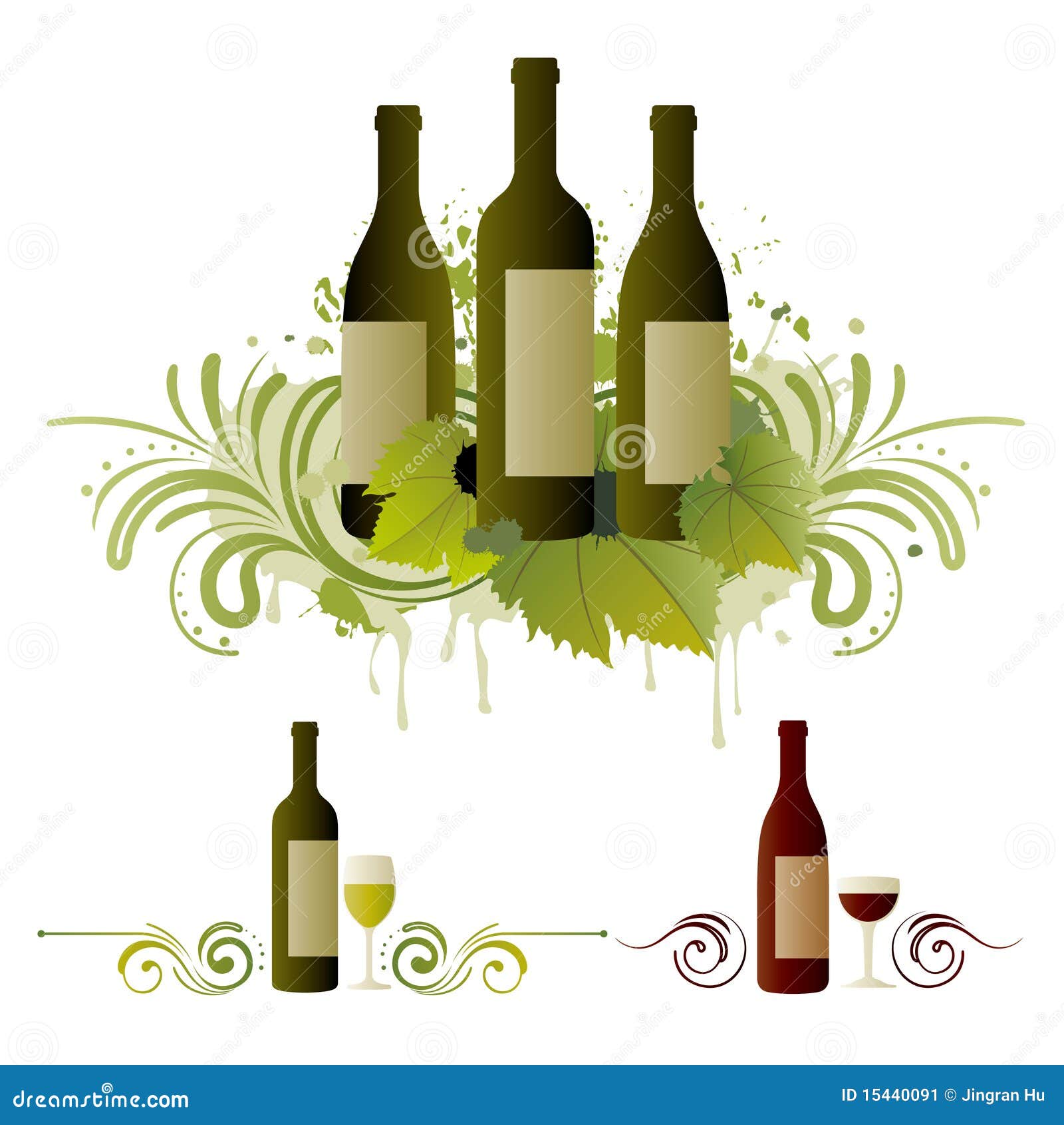 Wine design element stock vector. Illustration of grape - 15440091
