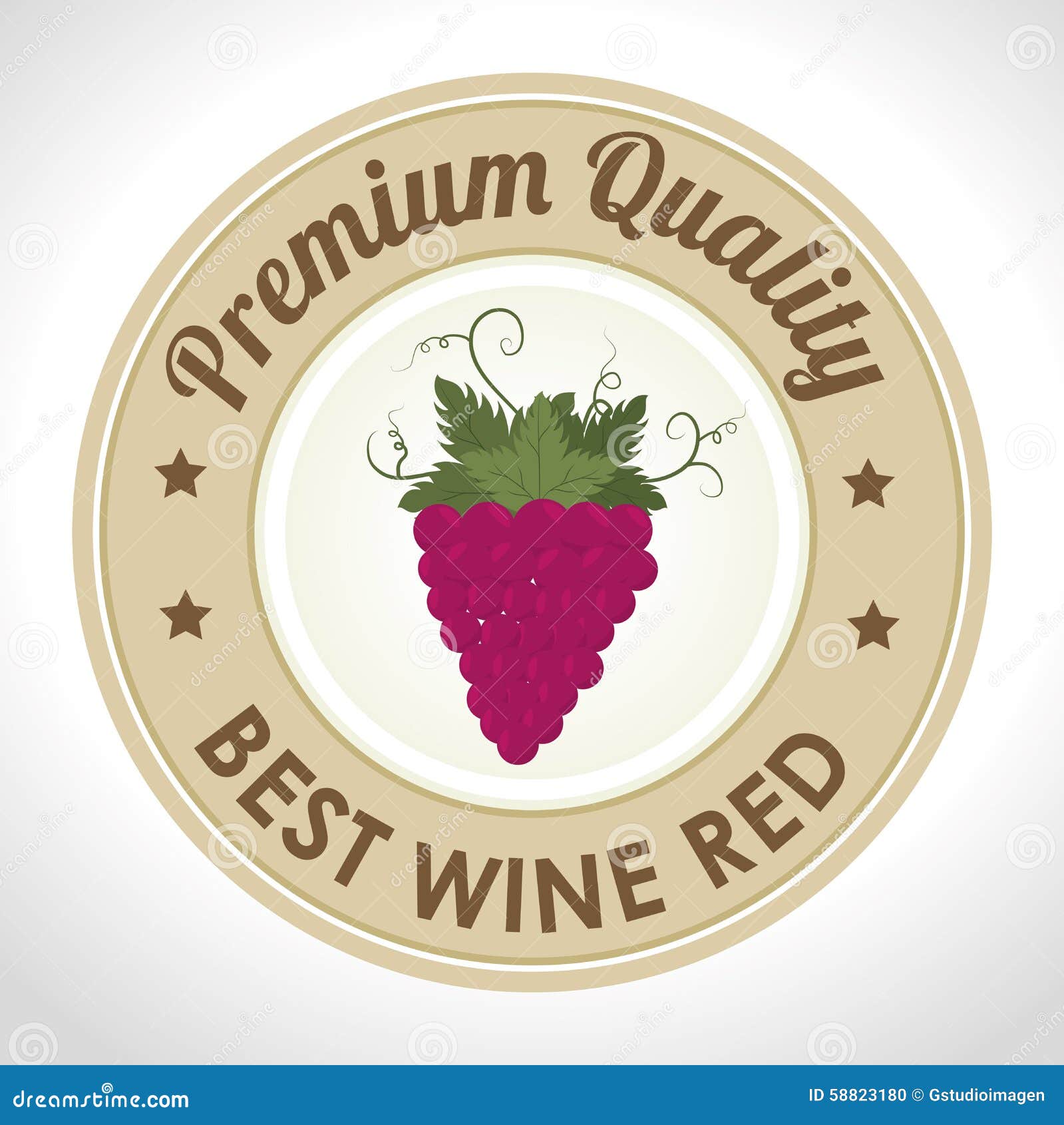 Wine digital design. stock vector. Illustration of fresh - 58823180