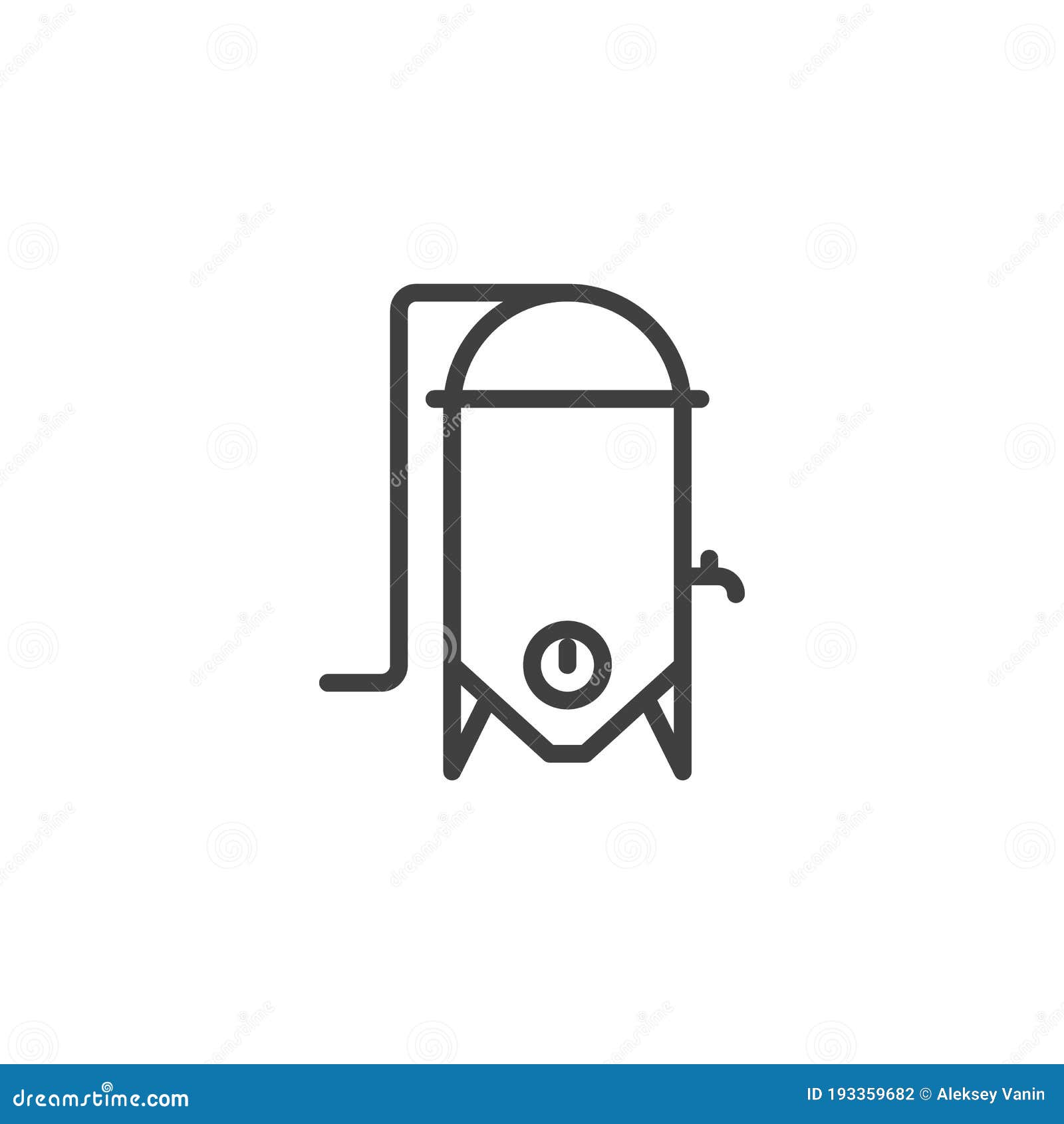 Linear Fermentation Icon From Alcohol Outline Collection. Thin Line ...