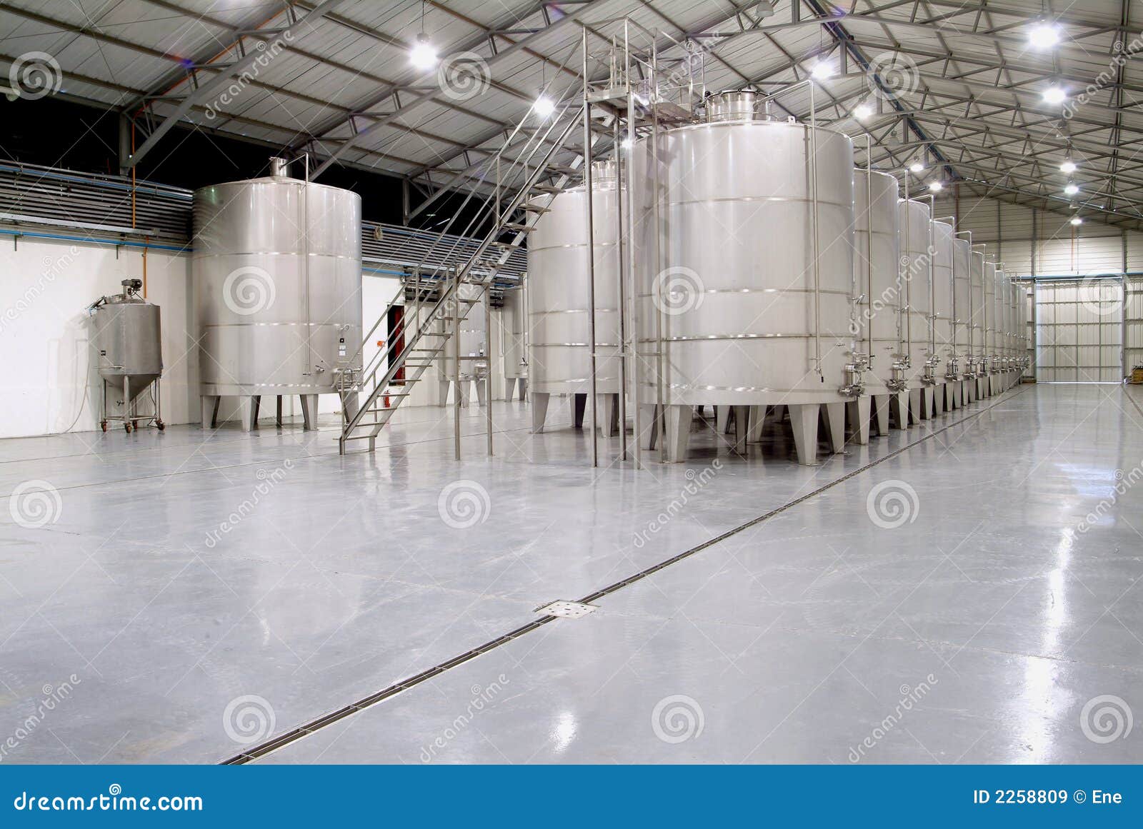 Wine fermentation tanks stock image. Image of vines, sink - 2258809