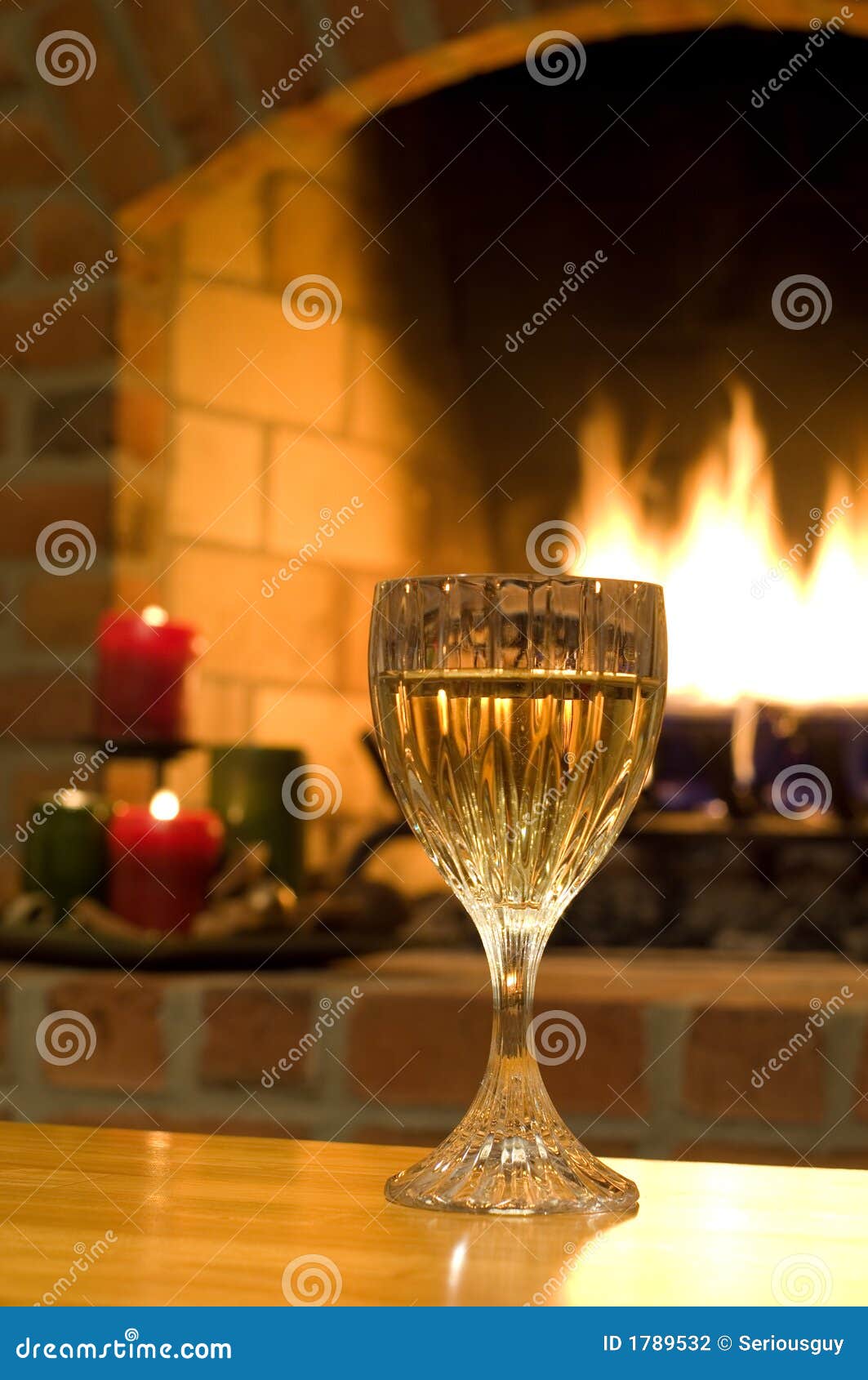 Wine by the fire stock photo. Image of beverage, rustic - 1789532