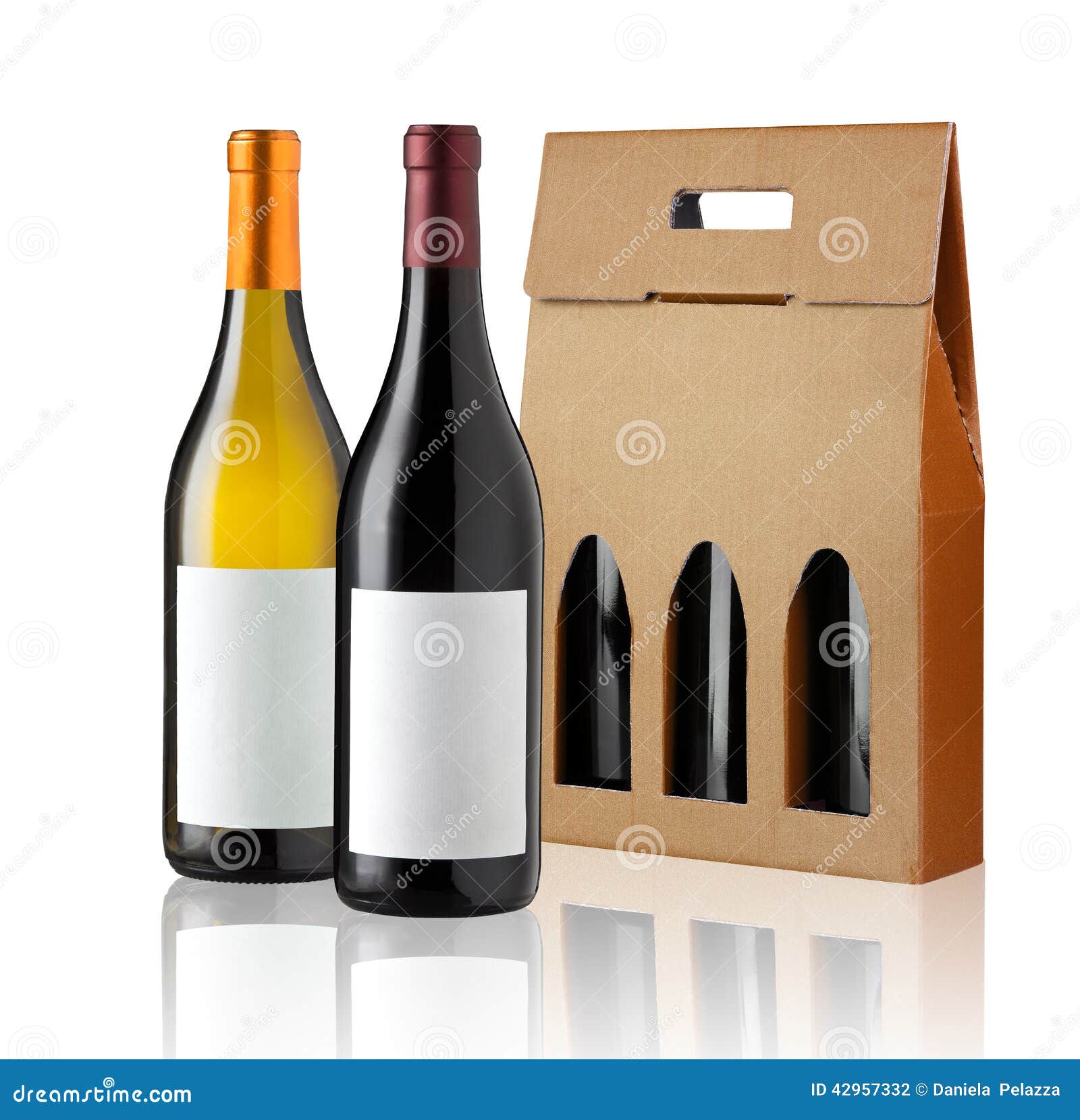 Wine gift box stock photo. Image of hole, marketing, cellar - 42957332