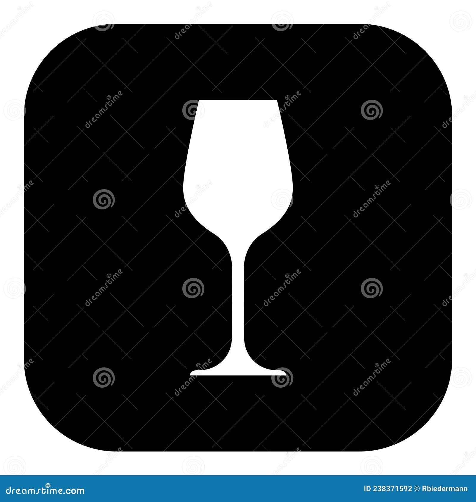 Wine glass and app icon stock vector. Illustration of vector - 238371592