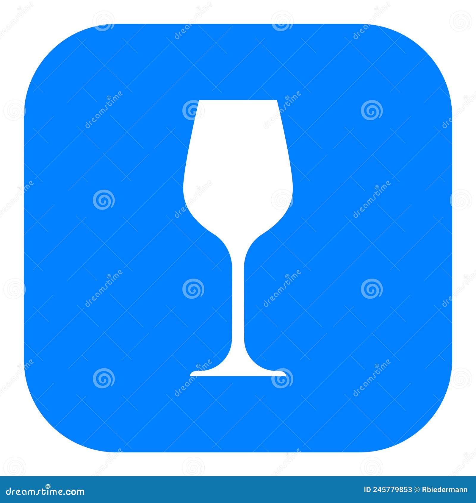Wine glass and app icon stock vector. Illustration of drink - 245779853