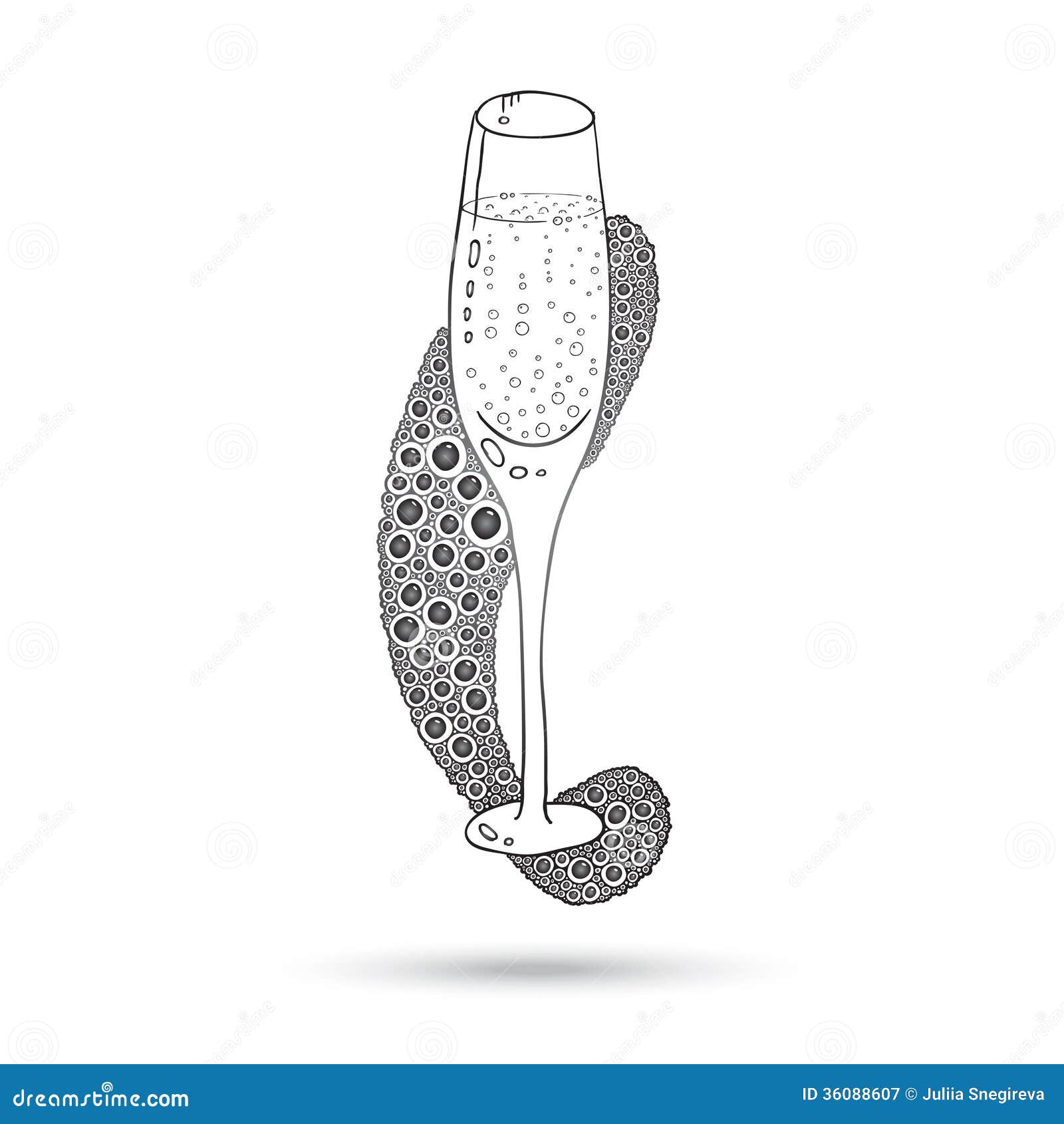Wine Glass on the Doodle Circular Pattern Isolated Stock Vector ... Wine Glass on the Doodle Circular Pattern Isolated Stock Vector ...