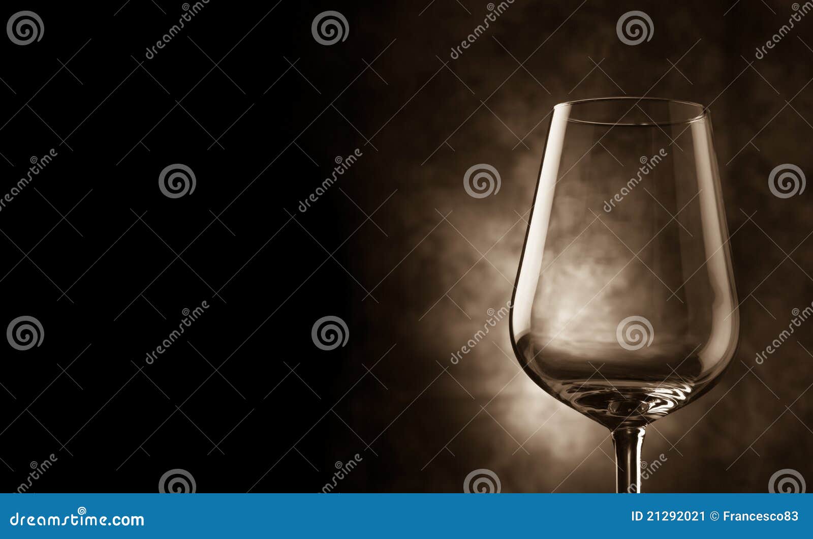 Wine Glass in Front of Rural Background Stock Image - Image of black ...