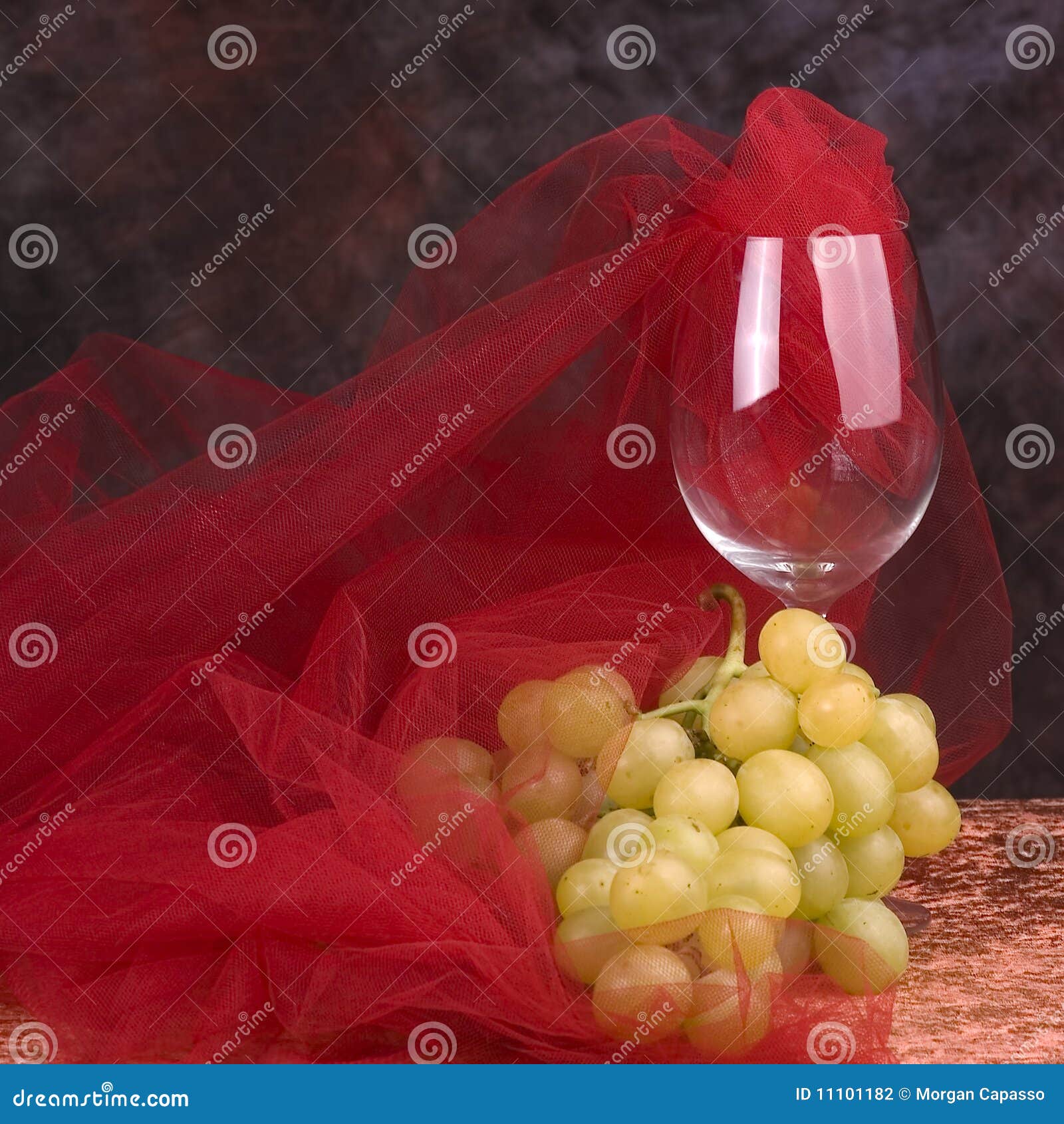 Wine Glass with Grapes stock photo. Image of produce - 11101182