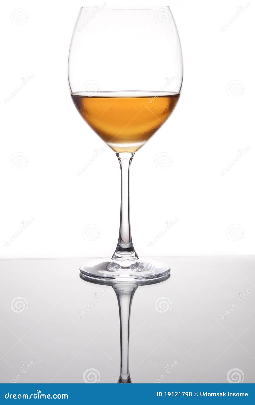 Wine in the Glass with Mirror Reflection Stock Photo - Image of gourmet ...