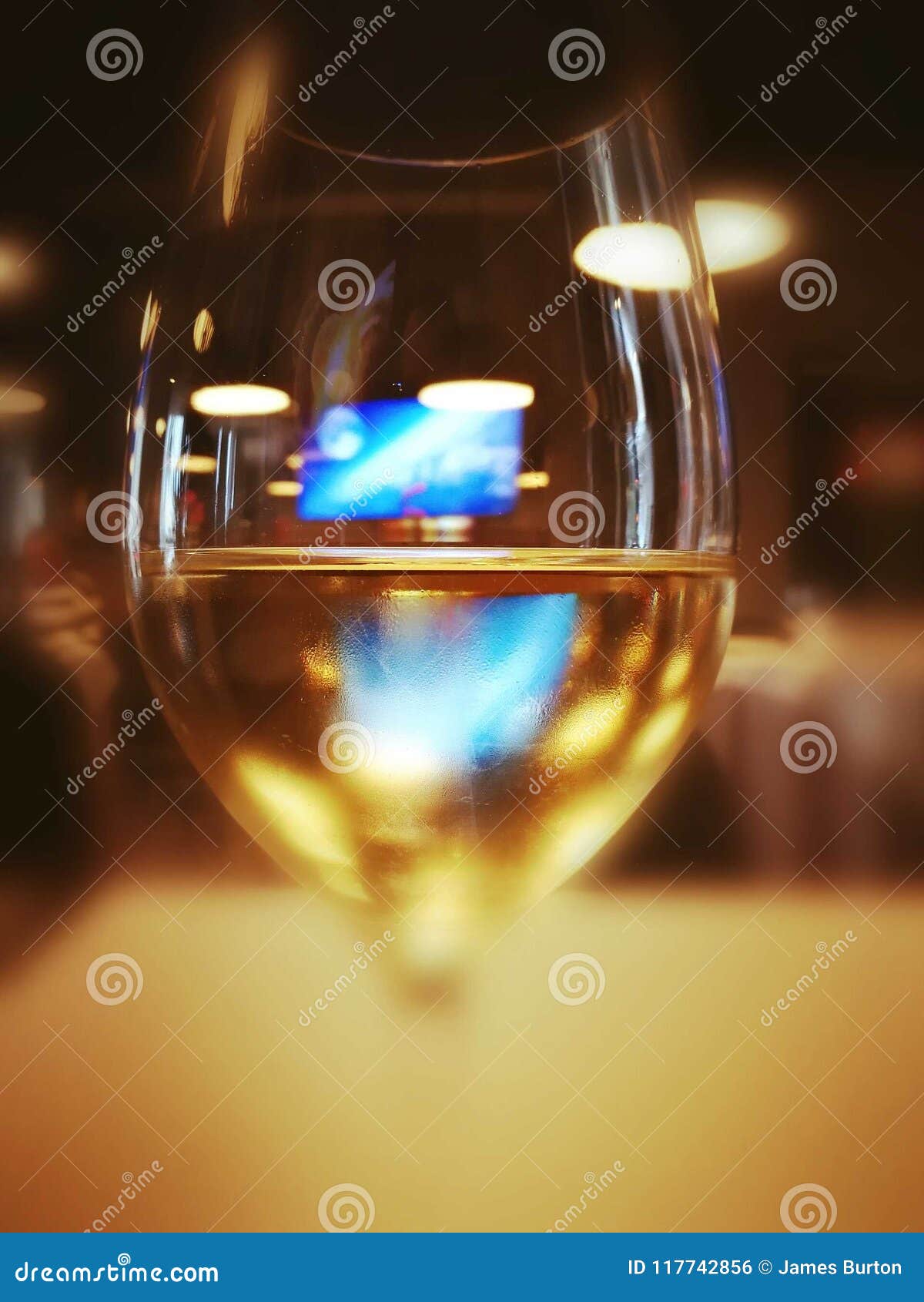 Wine glass reflection stock photo. Image of reflection - 117742856