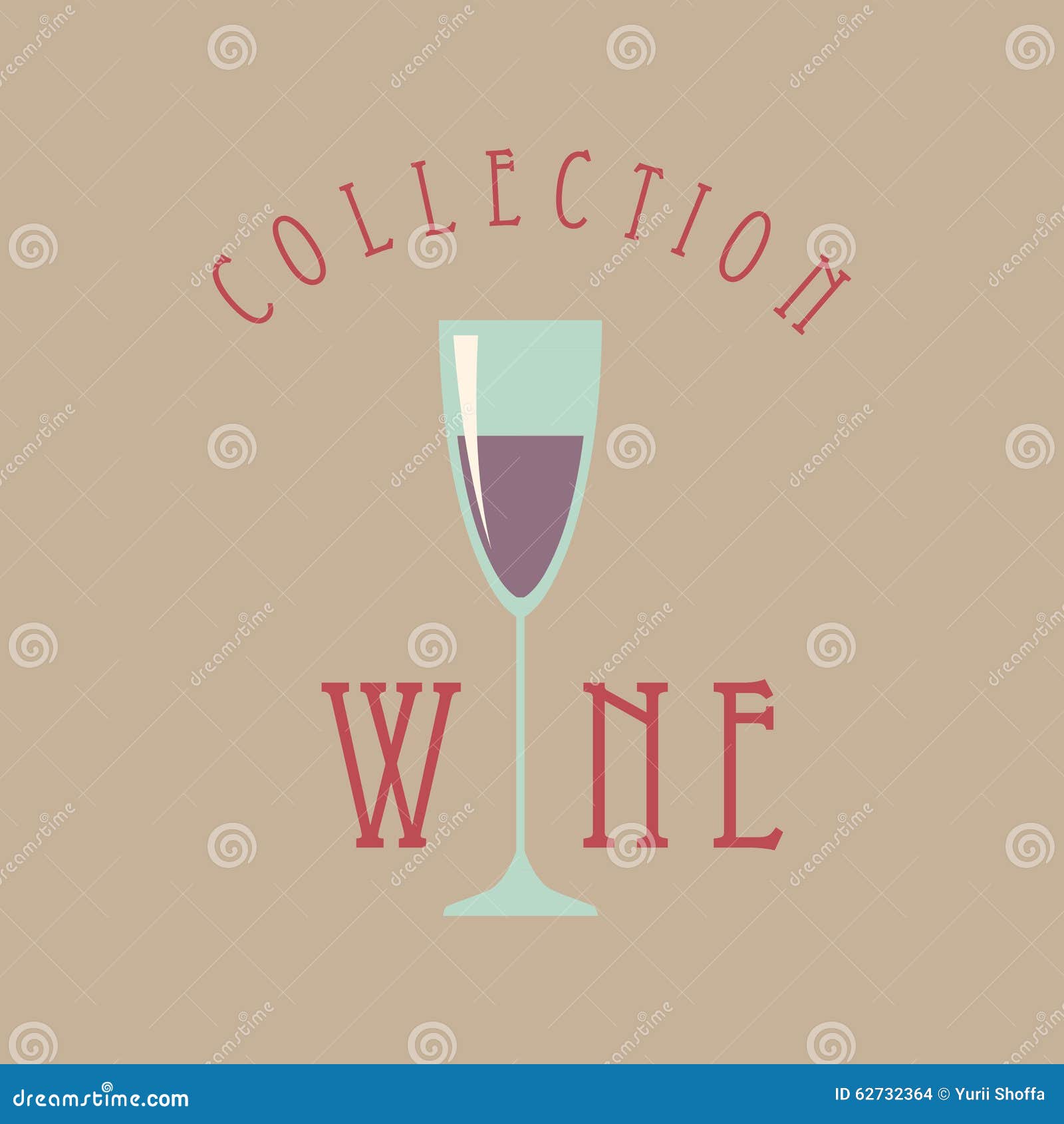 Wine glass sign. stock illustration. Illustration of sign - 62732364