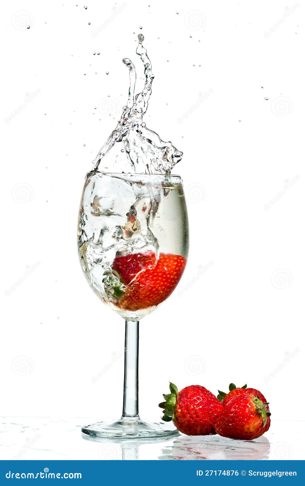 Wine Glass Splash stock photo. Image of pouring, spill - 27174876