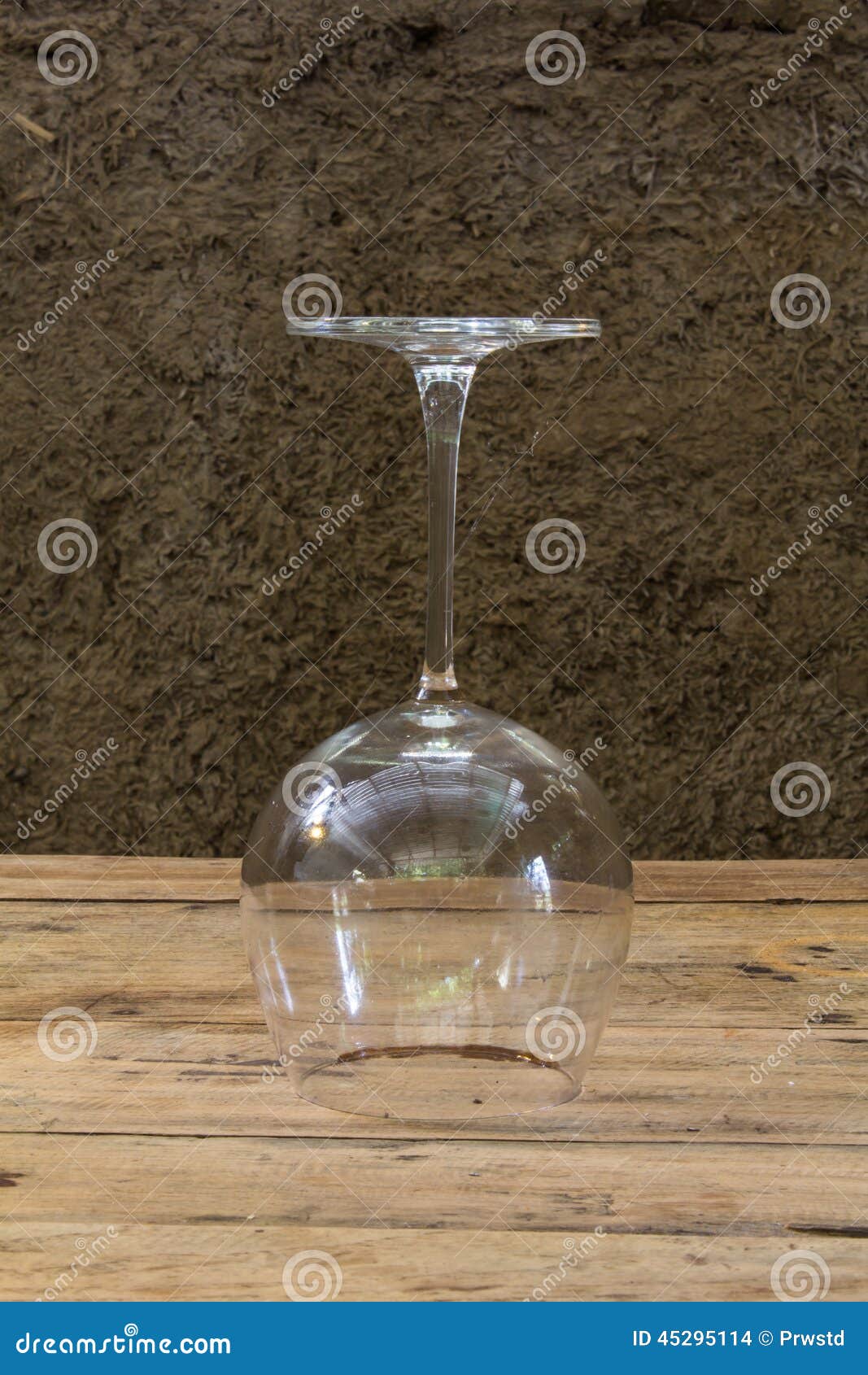 Wine Glass Still Life on Wood Table Stock Photo - Image of black ...