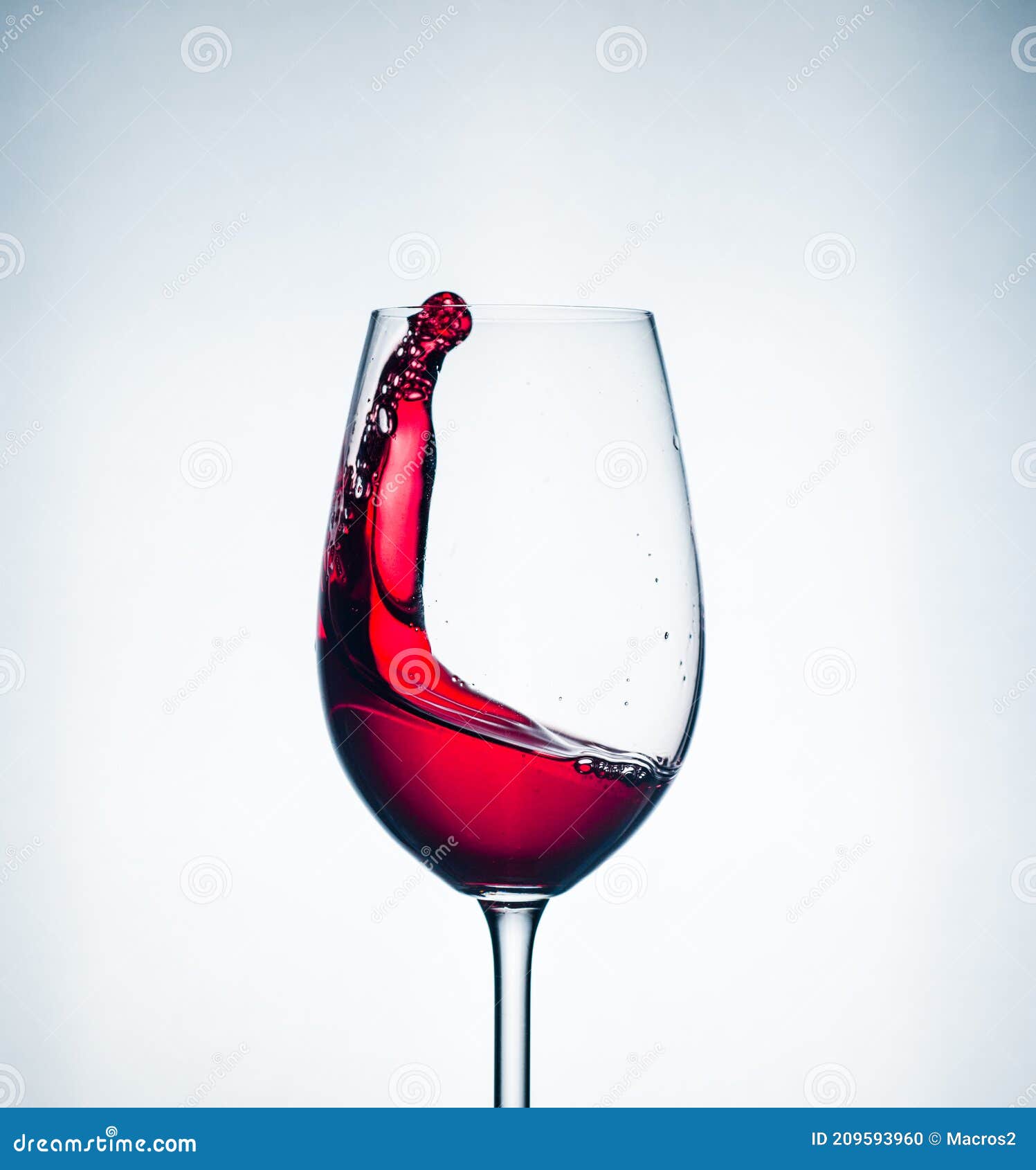 Wine in a Glass Very Nice Bubbles Very Close Shot Stock Photo - Image ...