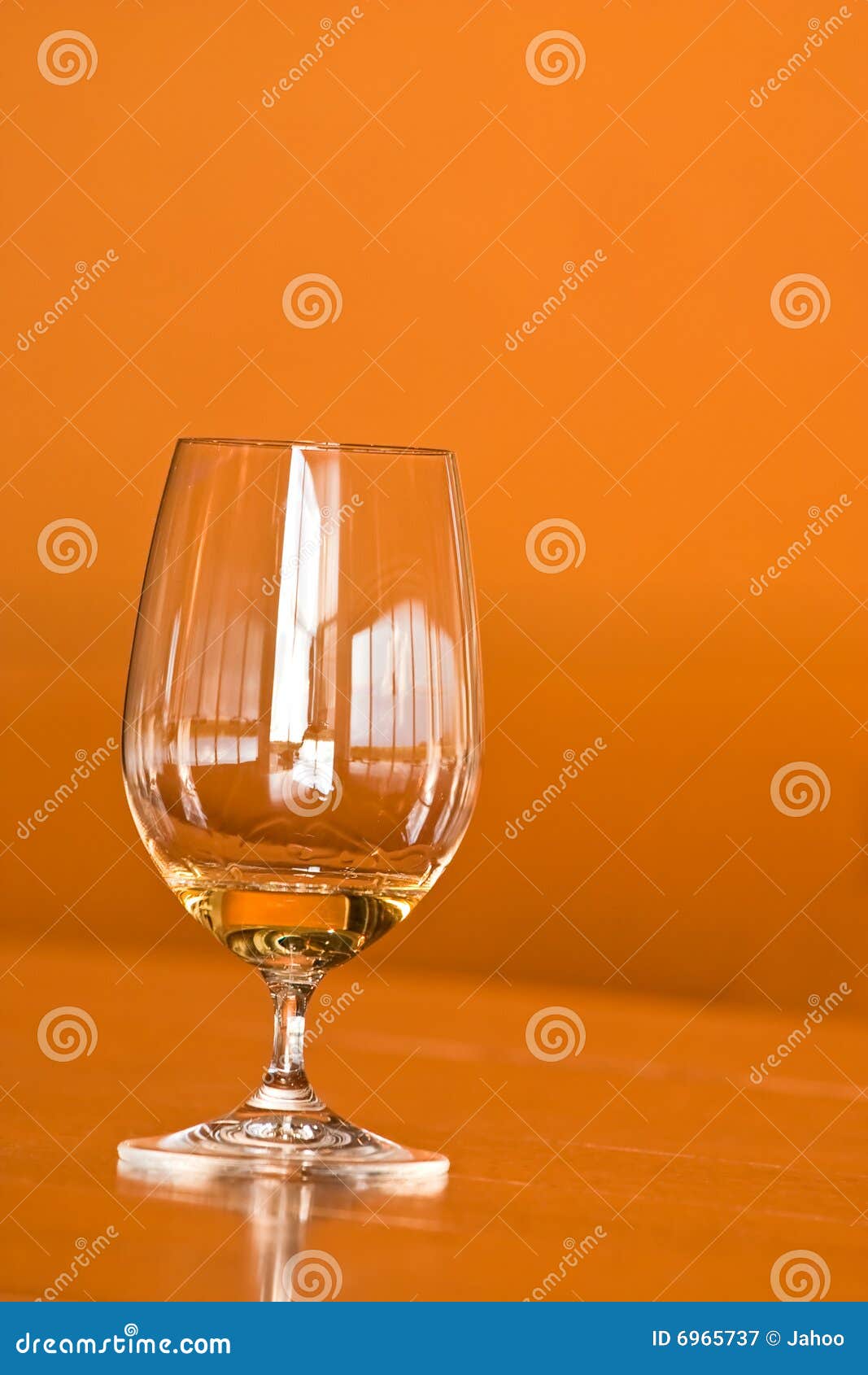 Wine Glass with Window Reflections Stock Image - Image of reflection ...