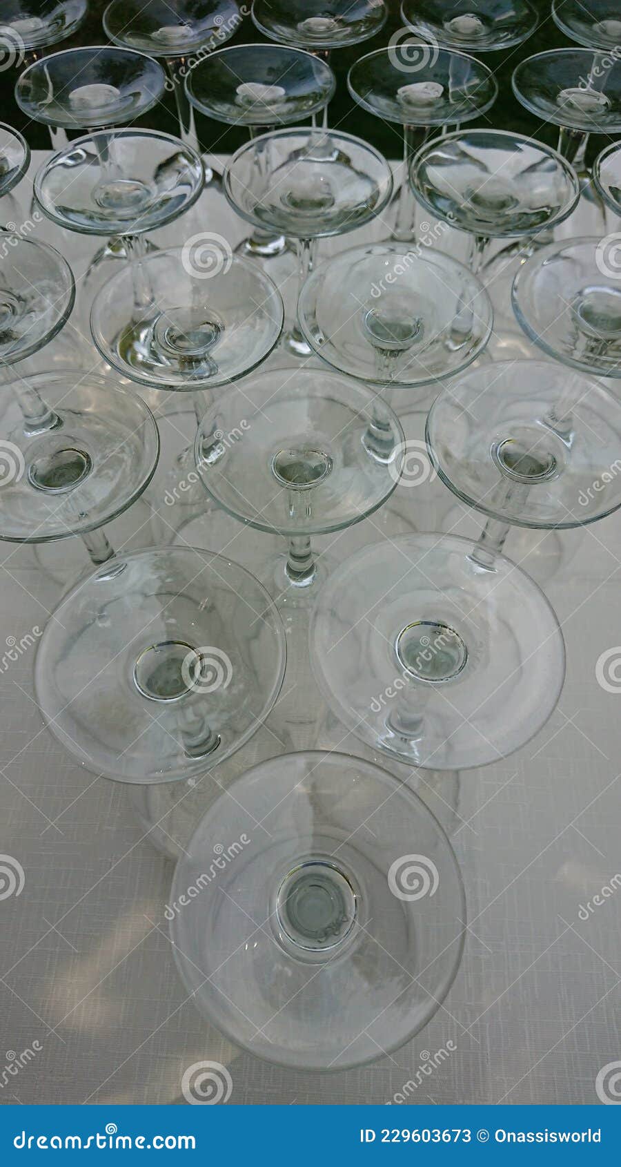 Wine Glasses Triangle stock image. Image of virtical - 229603673