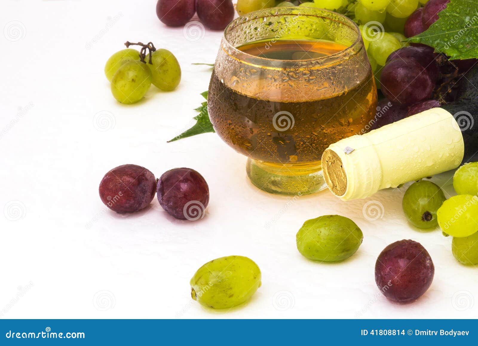 Wine and grapes stock photo. Image of healthy, people - 41808814
