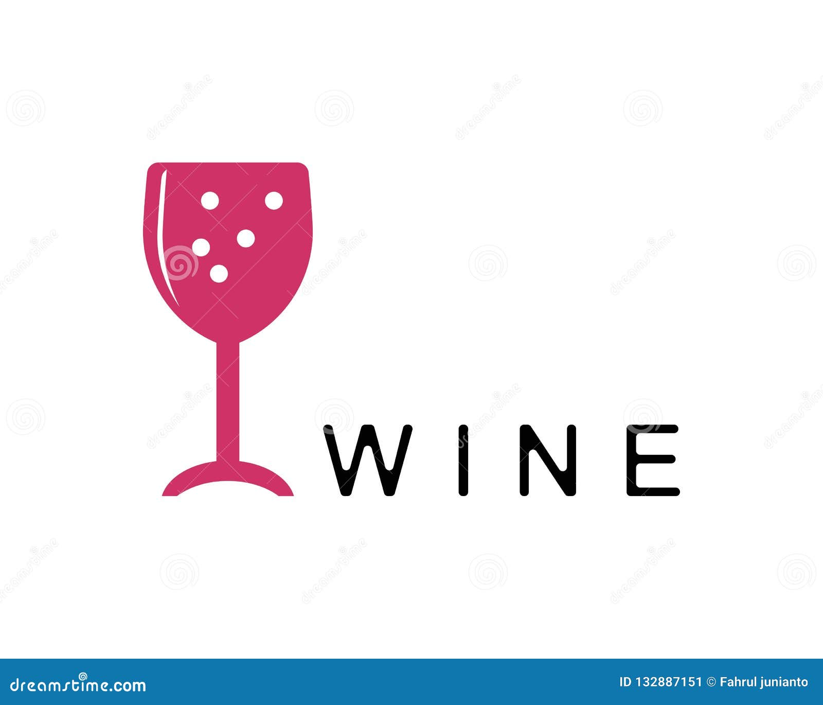 Wine Icon Logo Template Vector Stock Vector - Illustration of drink ...