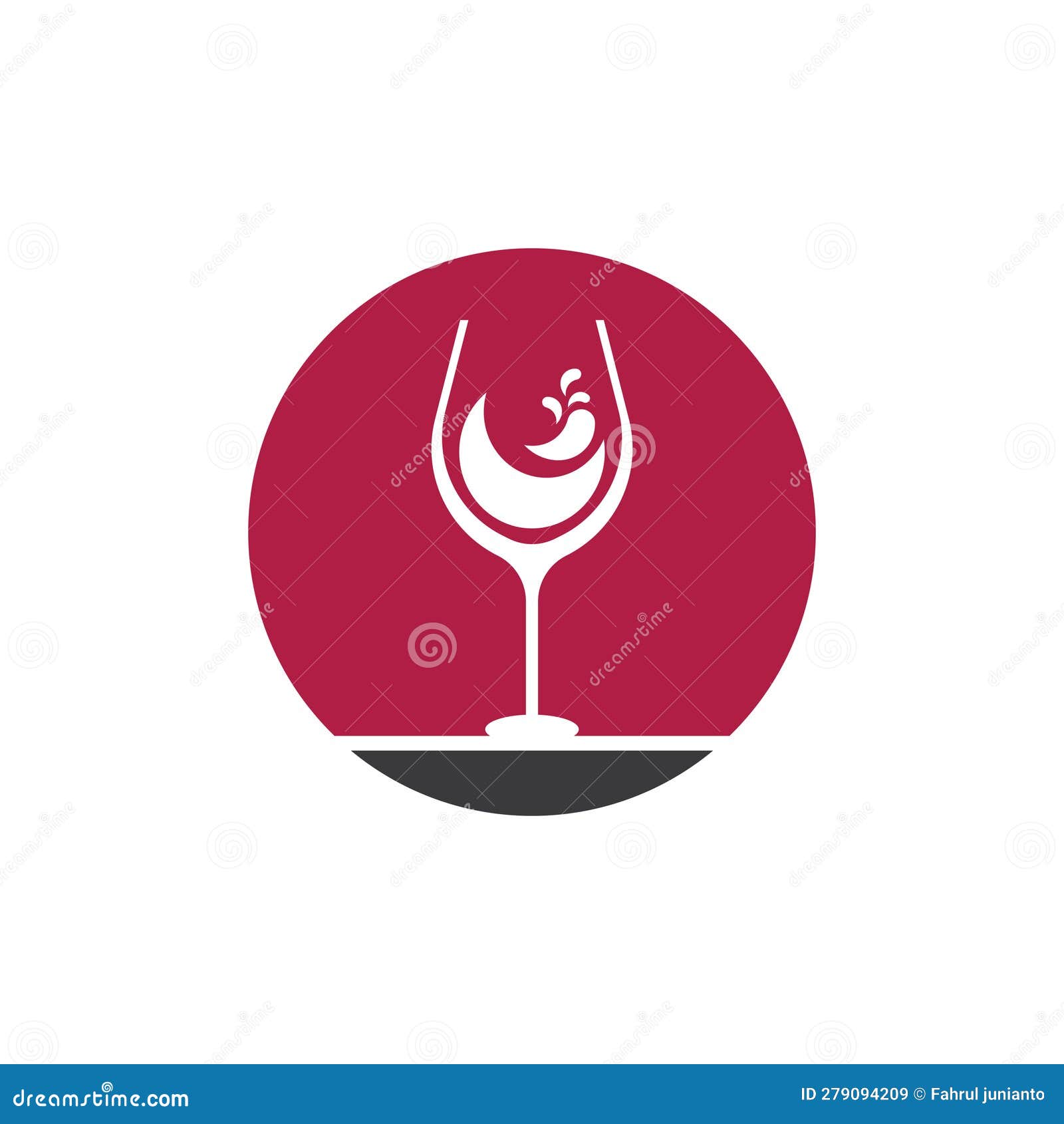 Wine Icon and Symbol Vector Template Stock Illustration - Illustration ...