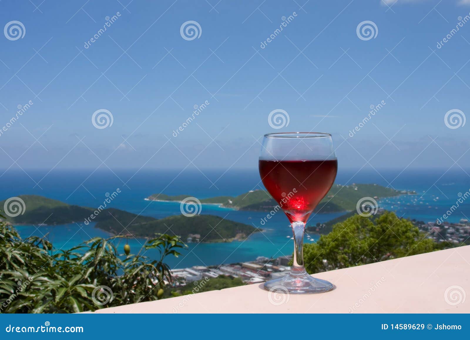 Wine island ocean view stock image. Image of ocean, tropical - 14589629