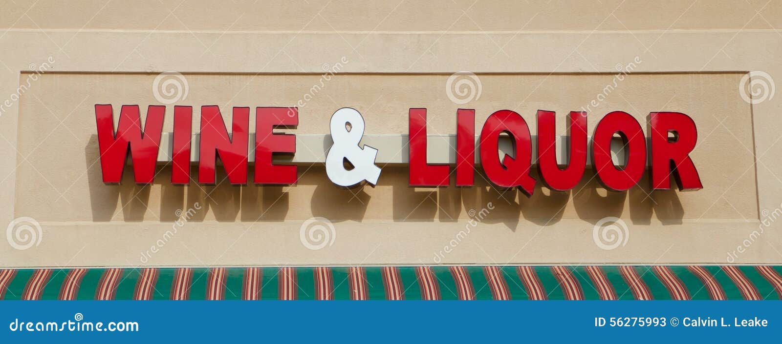 Wine and Liquor Store Sign stock image. Image of wine - 56275993