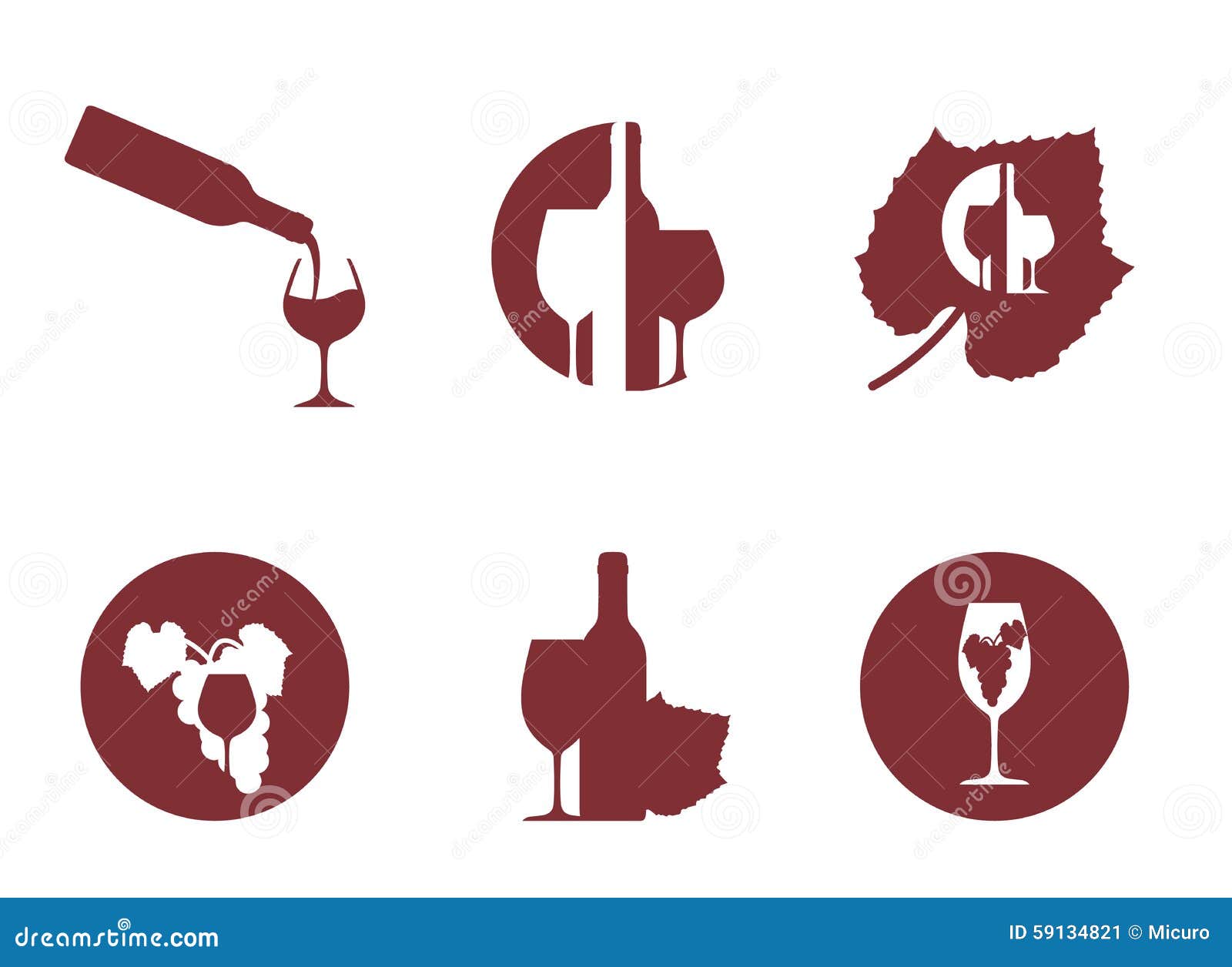 Wine List Background with Wine Symbol Stock Vector - Illustration of ...
