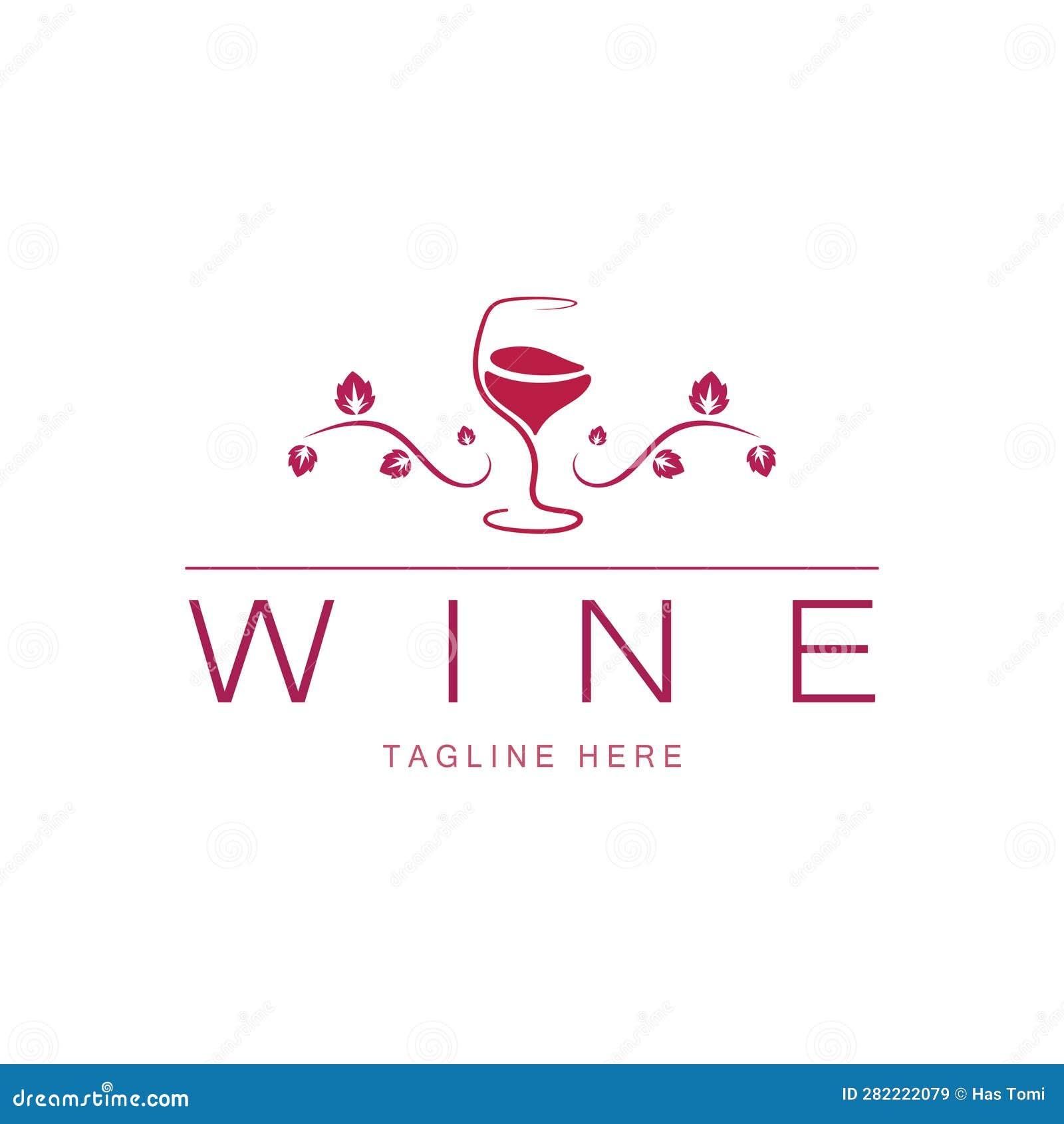 Wine Logo Design Template.vector Illustration of Icon-vector Stock ...