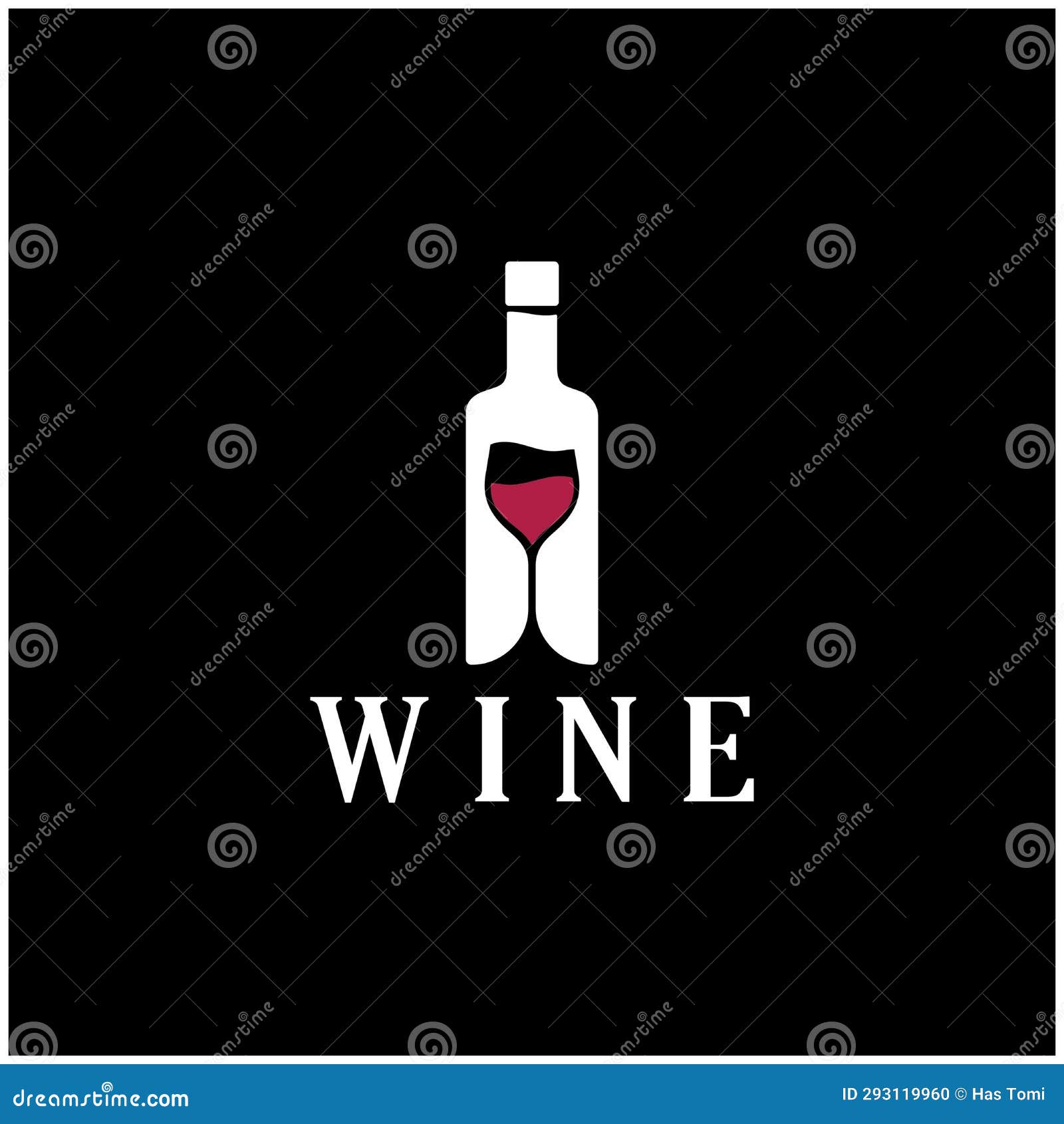 Wine Logo Design Template.vector Illustration of Icon-vector Stock ...