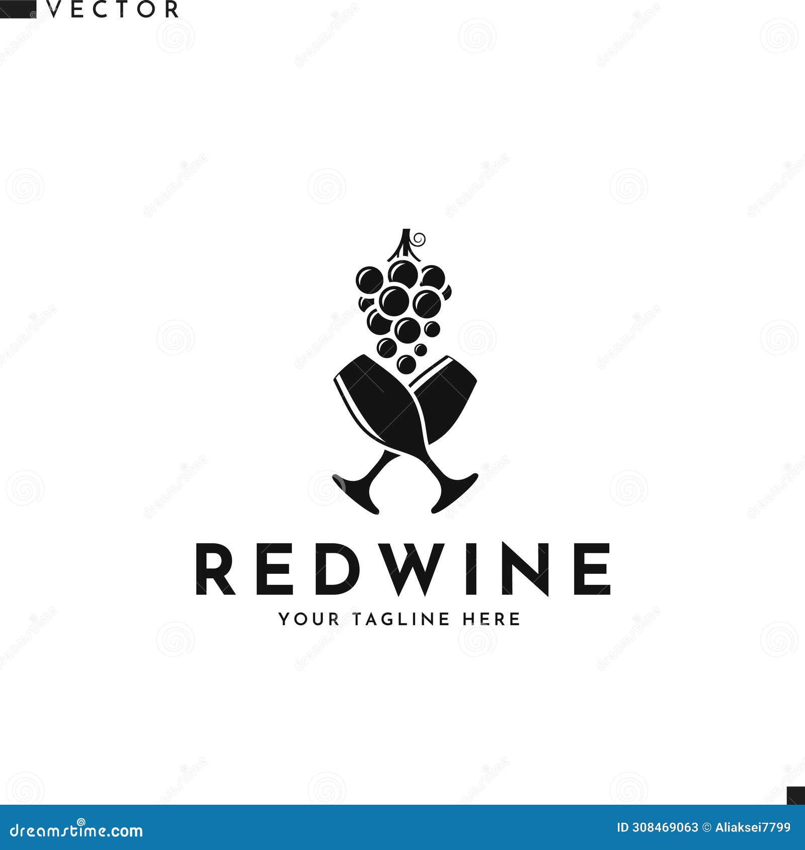 Red Wine Logo. Abstract Sign Stock Vector - Illustration of wine ...