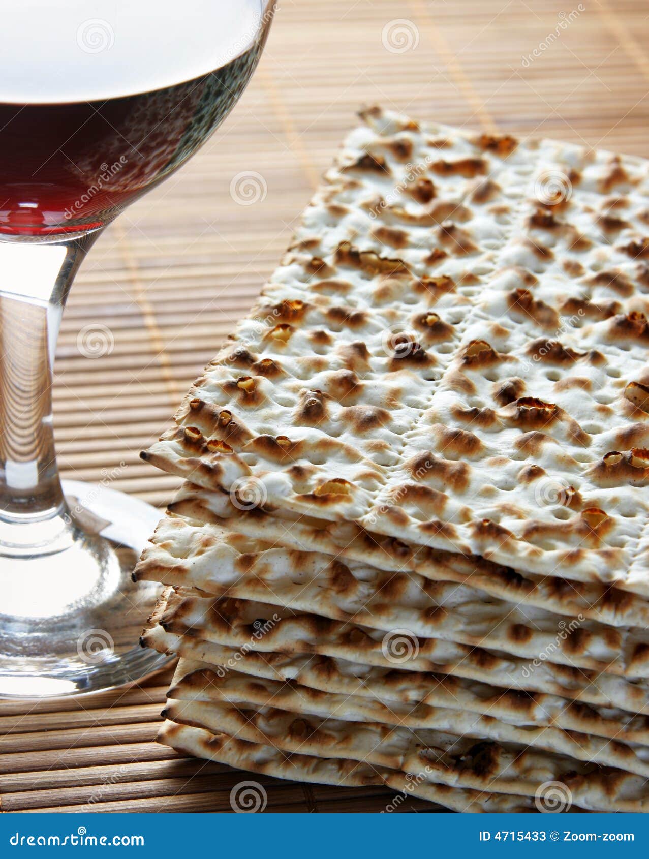 Wine and matzoh stock image. Image of closeup, meal, bocal - 4715433