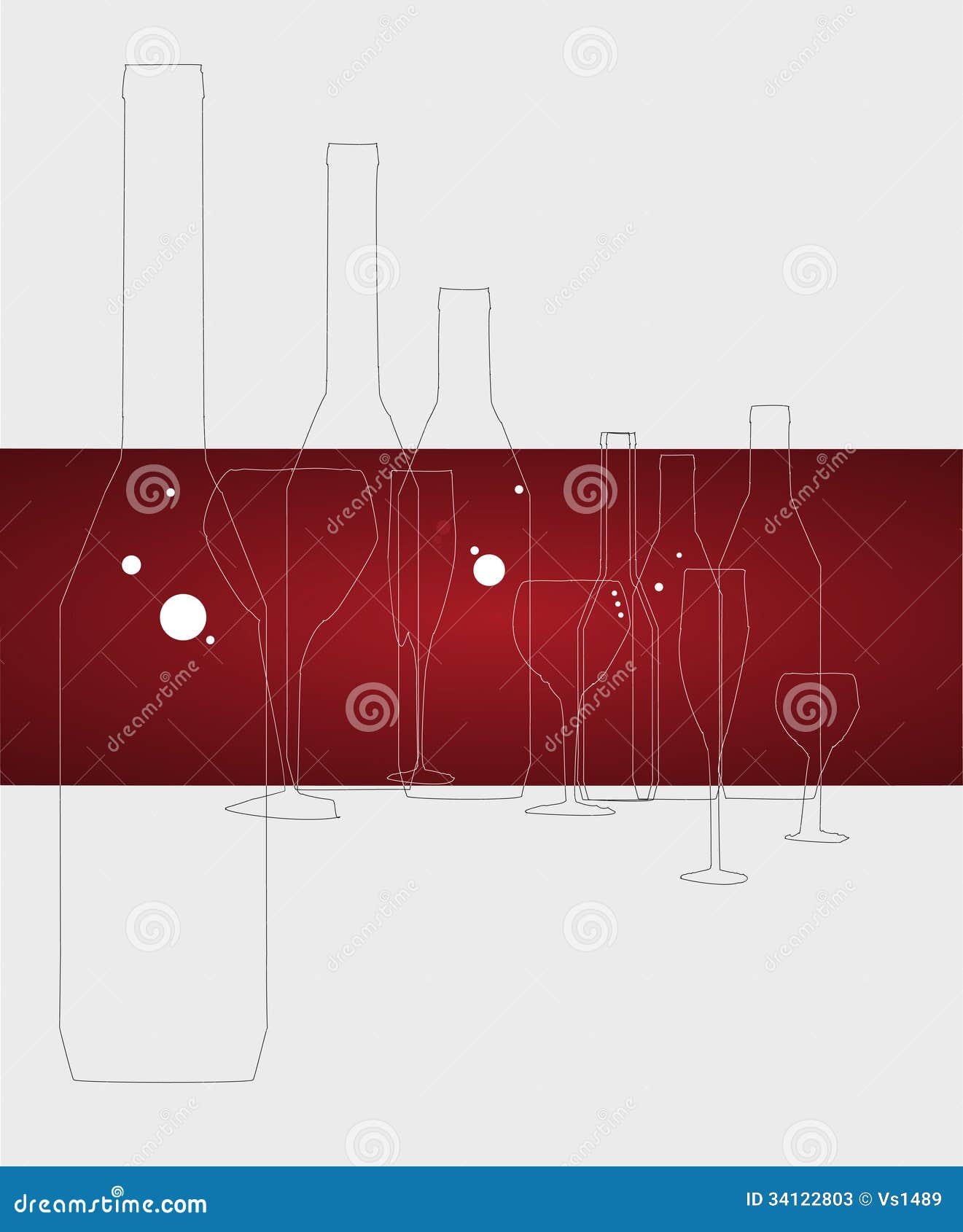 Wine Menu Card Design Background Stock Vector - Illustration of liquid ...