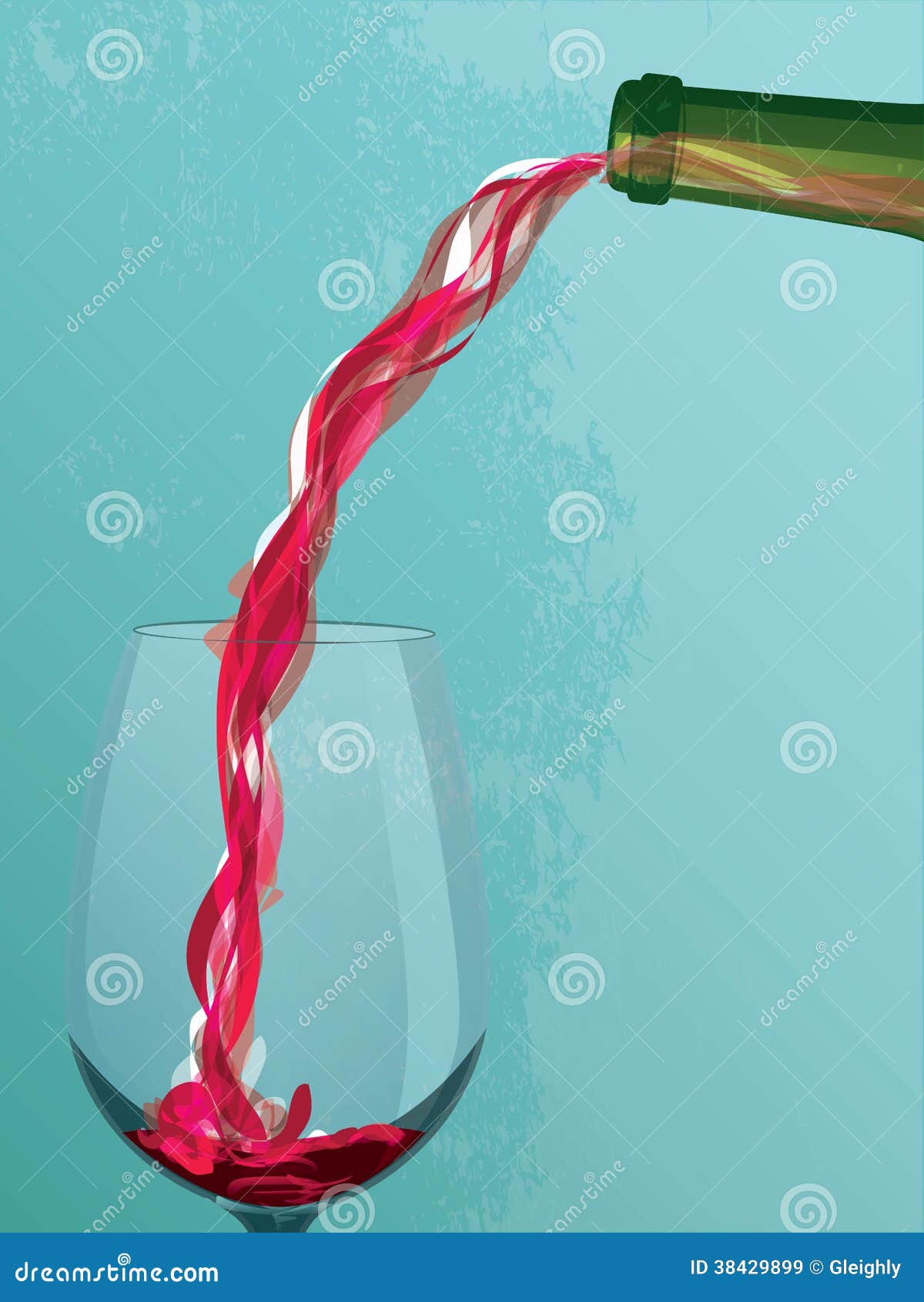 Wine Pouring stock vector. Illustration of concept, design - 38429899