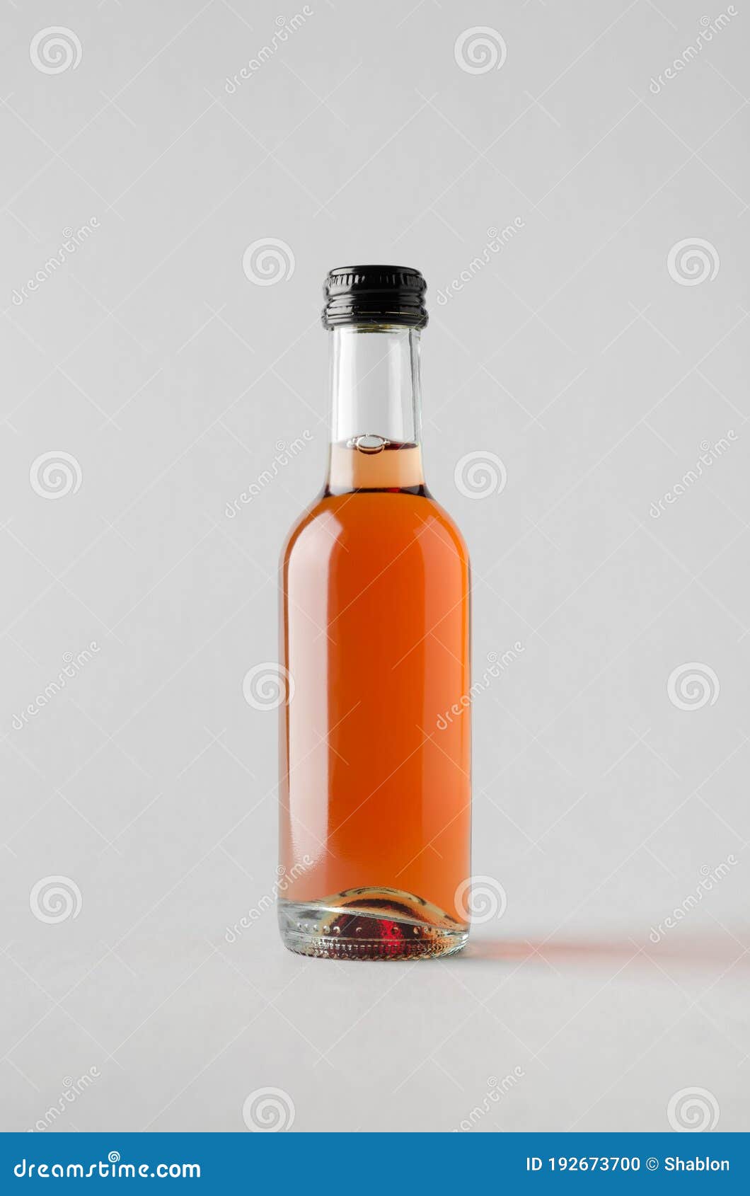 Wine Quarter / Mini Bottle Mock-Up Stock Photo - Image of drink ...
