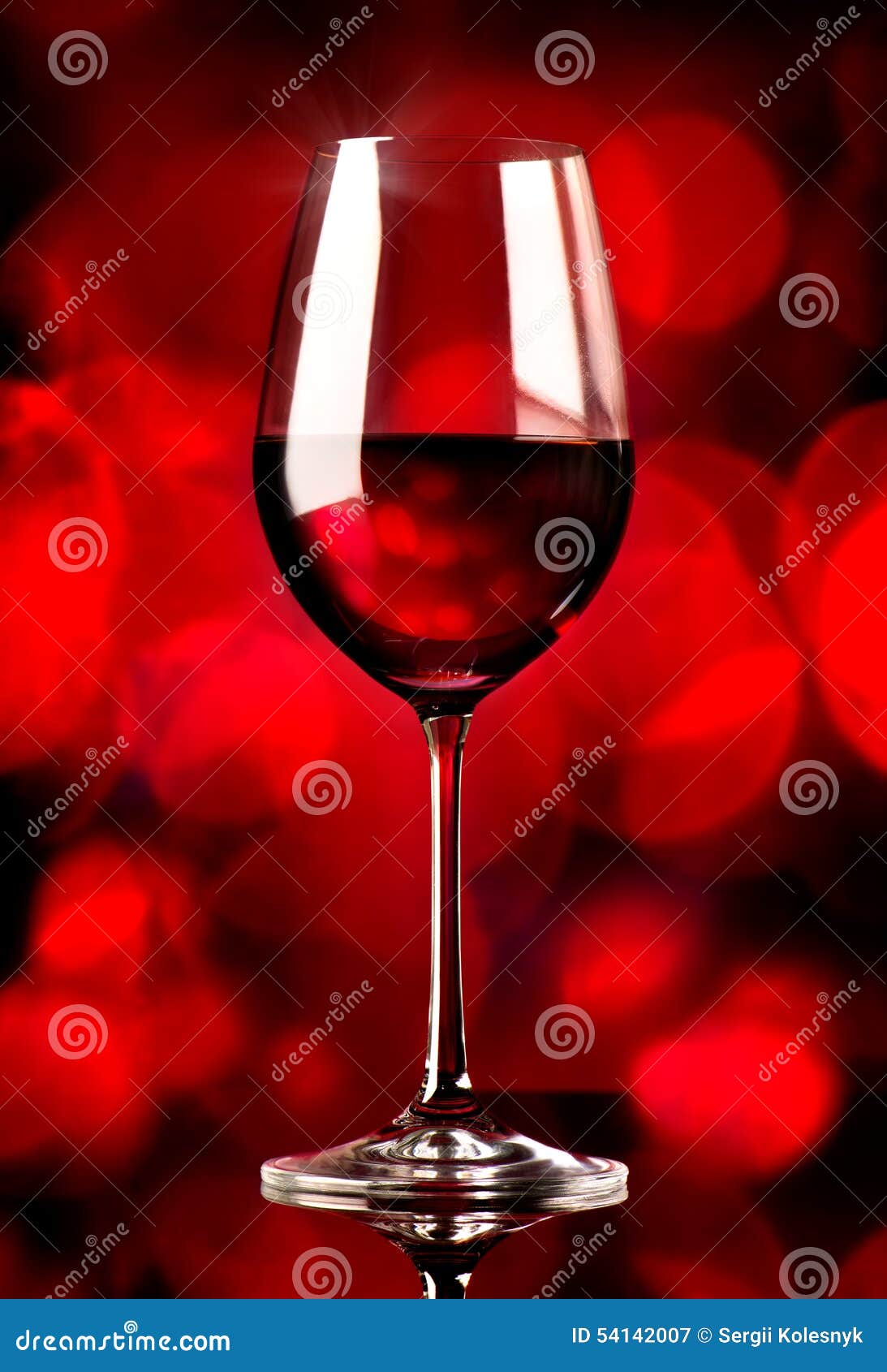 Wine on red background stock image. Image of reflection - 54142007