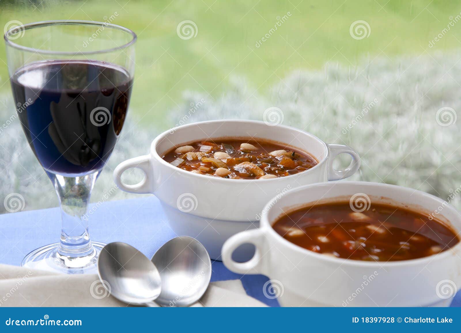 Wine and Soup stock photo. Image of food, drink, carrots - 18397928