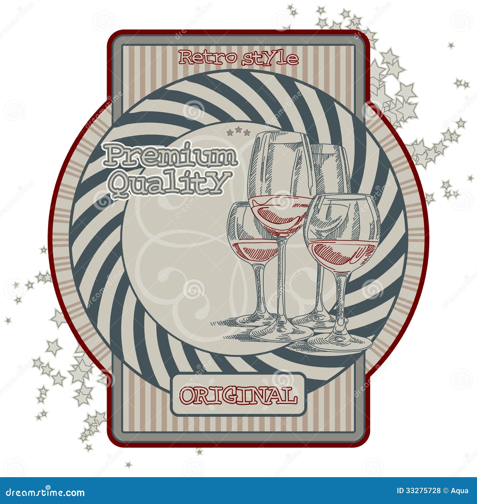 Wine tag stock vector. Illustration of triumph, banner - 33275728