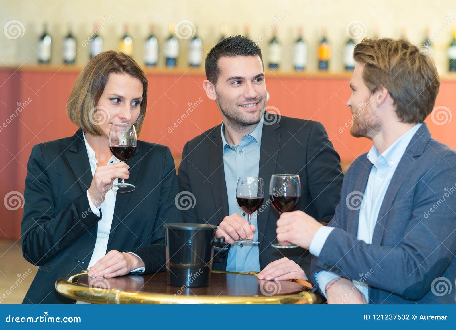 Wine tasting in bar stock photo. Image of banquet, leisure - 121237632