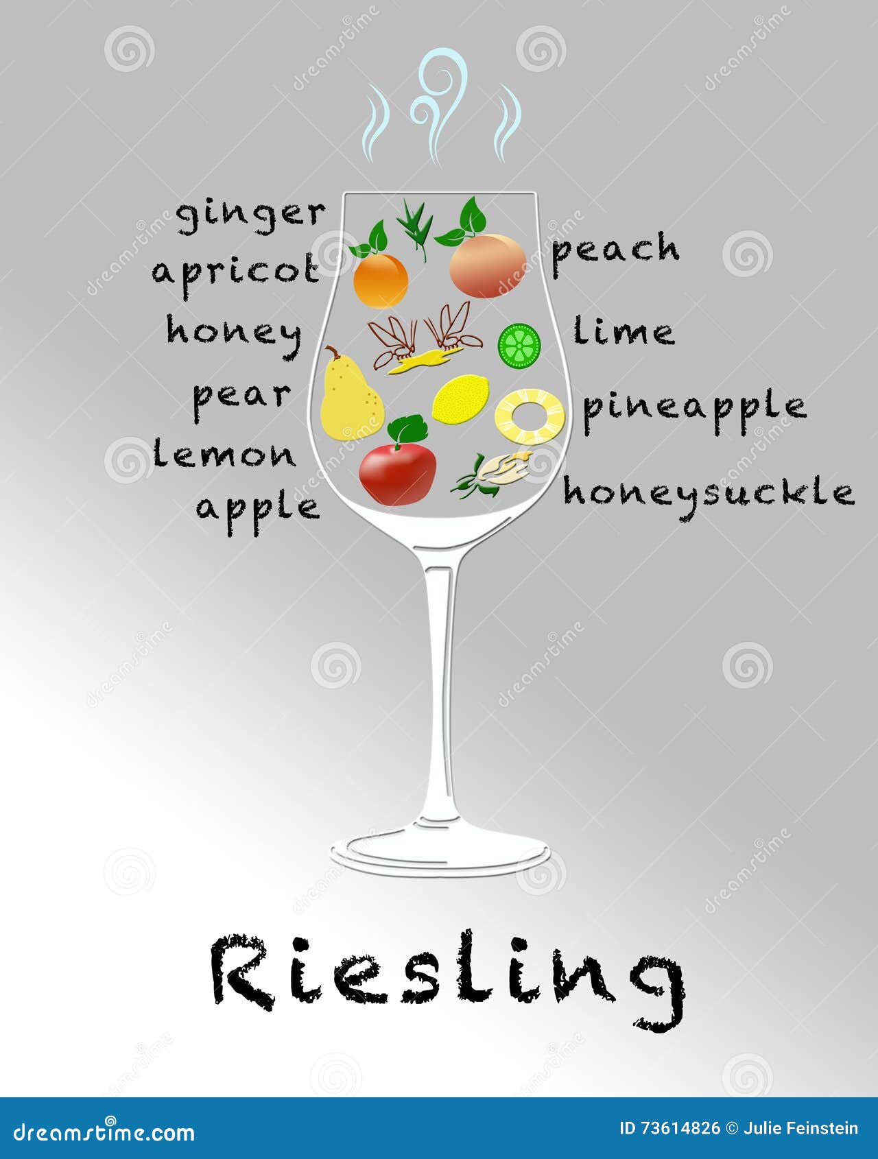 Wine Tasting Notes stock illustration. Illustration of fruity - 73614826