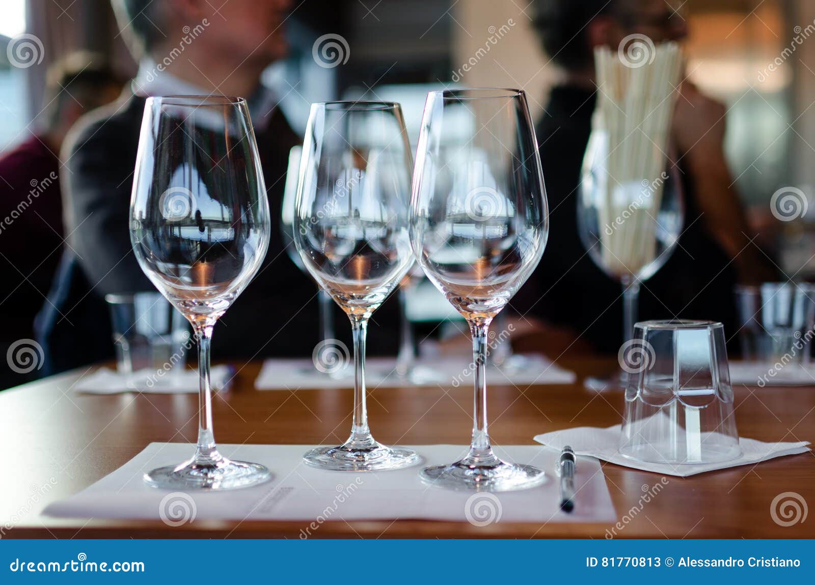Wine tasting table stock image. Image of alcoholic, beverage - 81770813