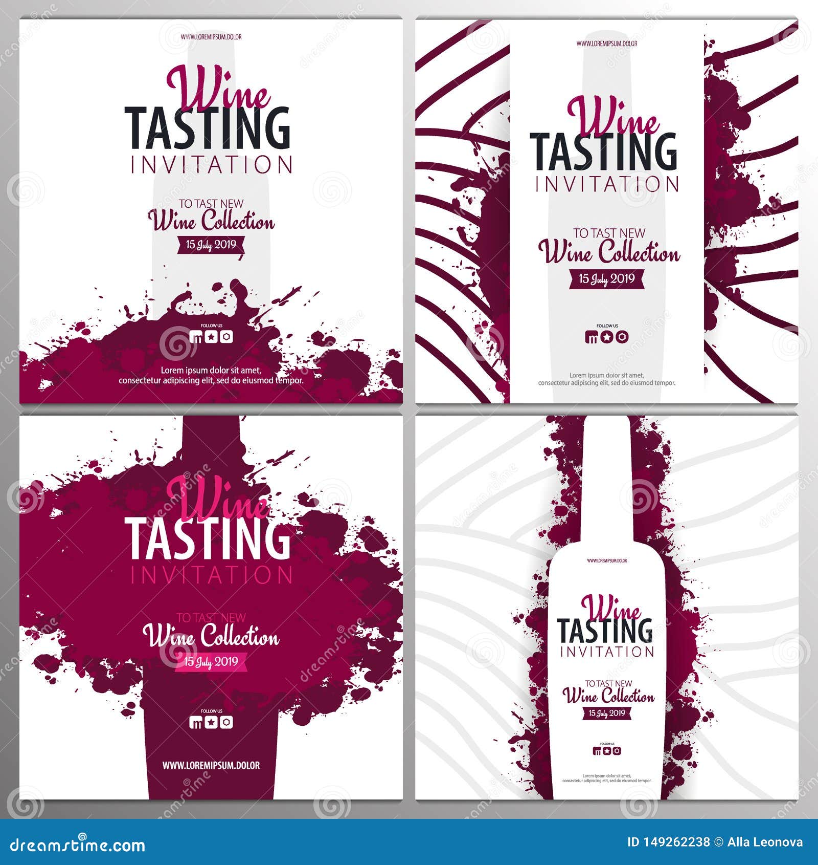 Wine Tasting. Template for Promotions or Presentations of Wine Events ...