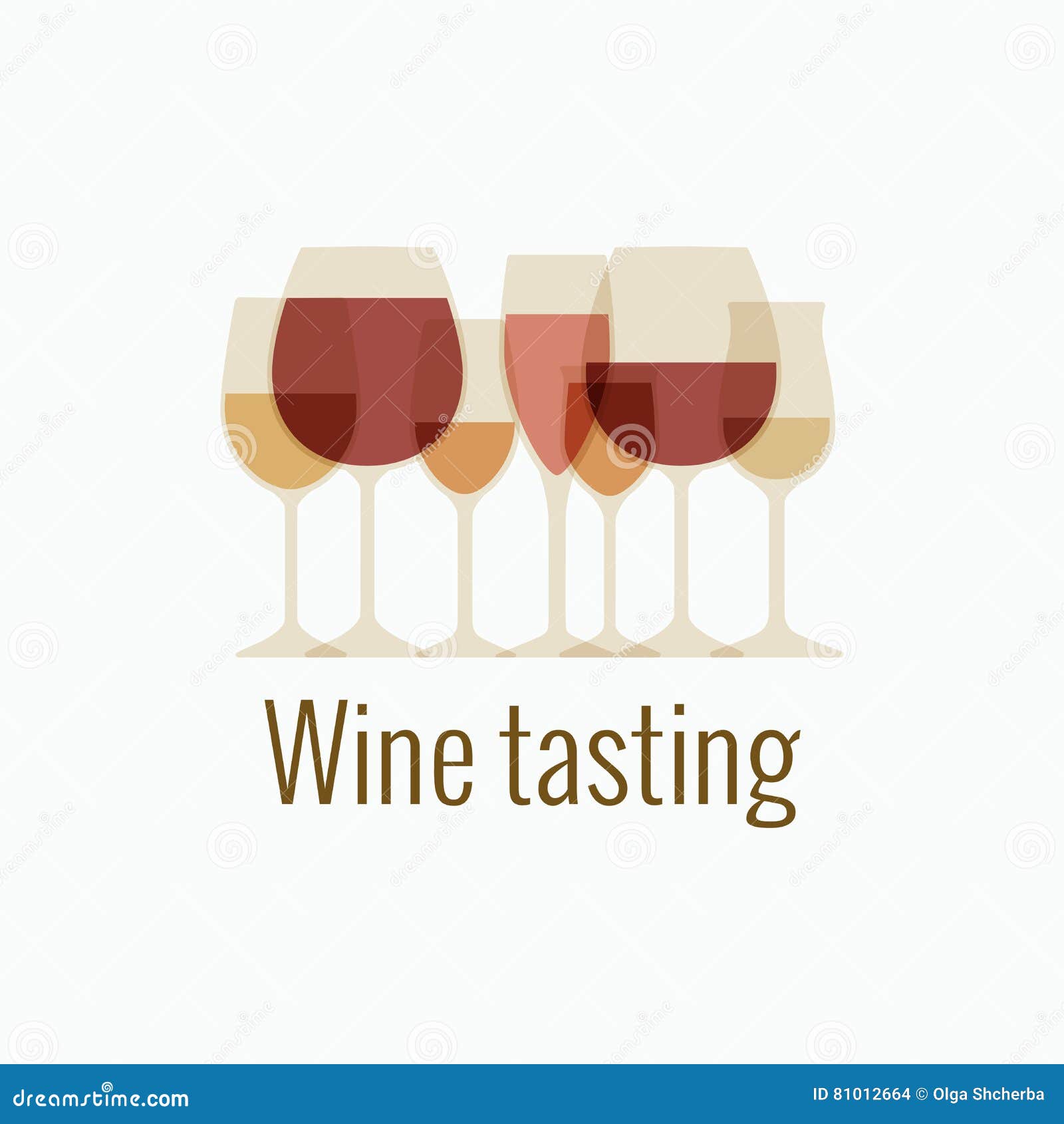 Wine tasting stock vector. Illustration of advertising - 81012664