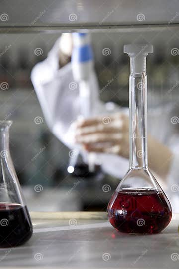 Wine testing lab stock image. Image of test, hand, vertical - 19194731