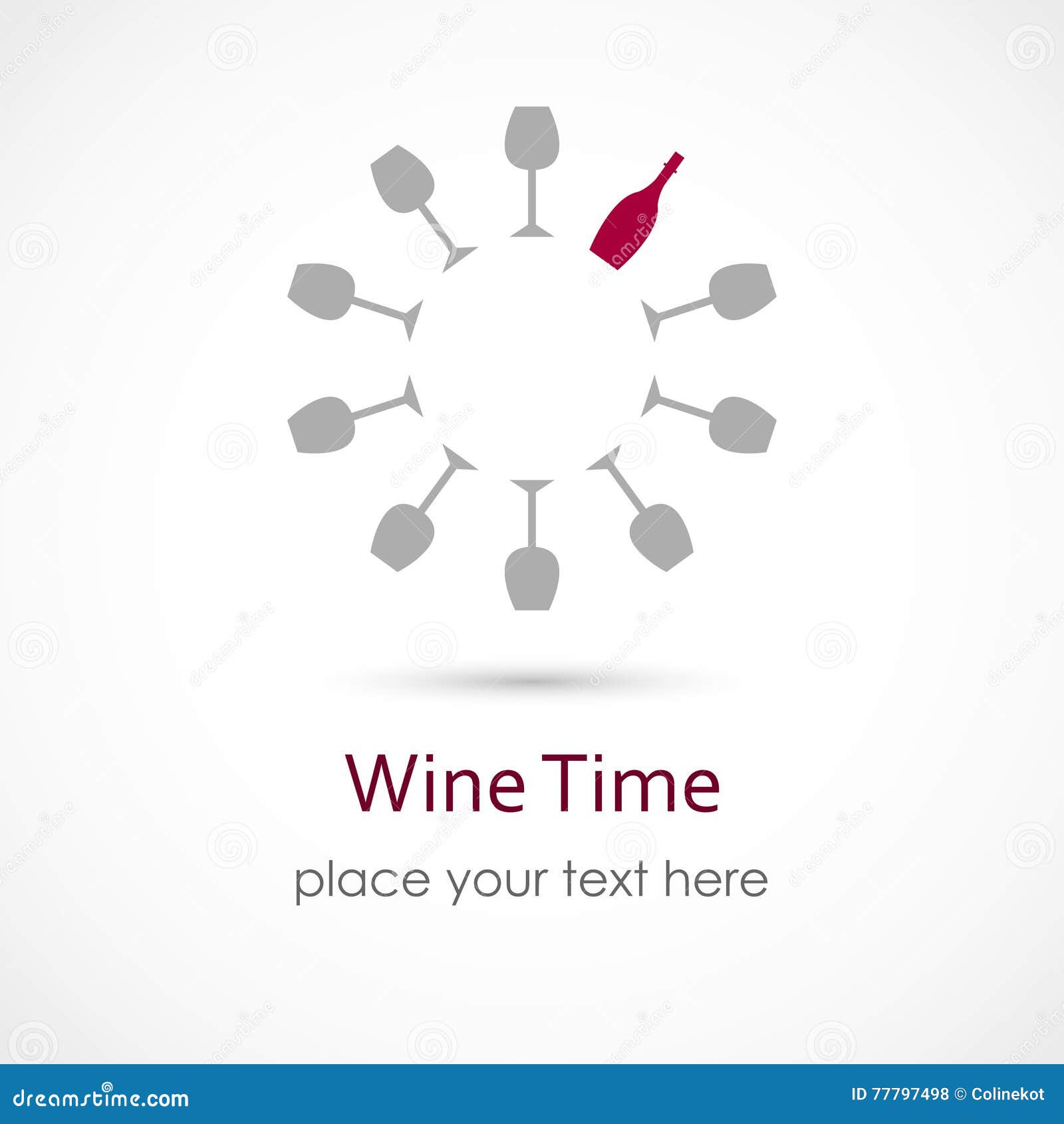Wine Time stock vector. Illustration of pour, elegant - 77797498