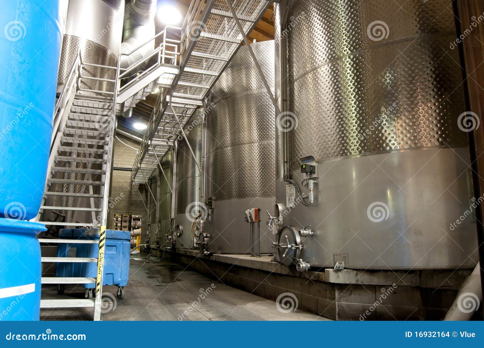 Wine Vats stock photo. Image of cylinders, indoor, inside - 16932164