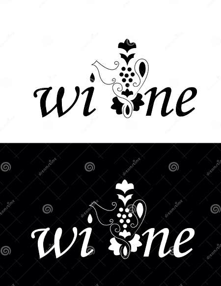 Wine or vine logo stock vector. Illustration of garden - 28278336